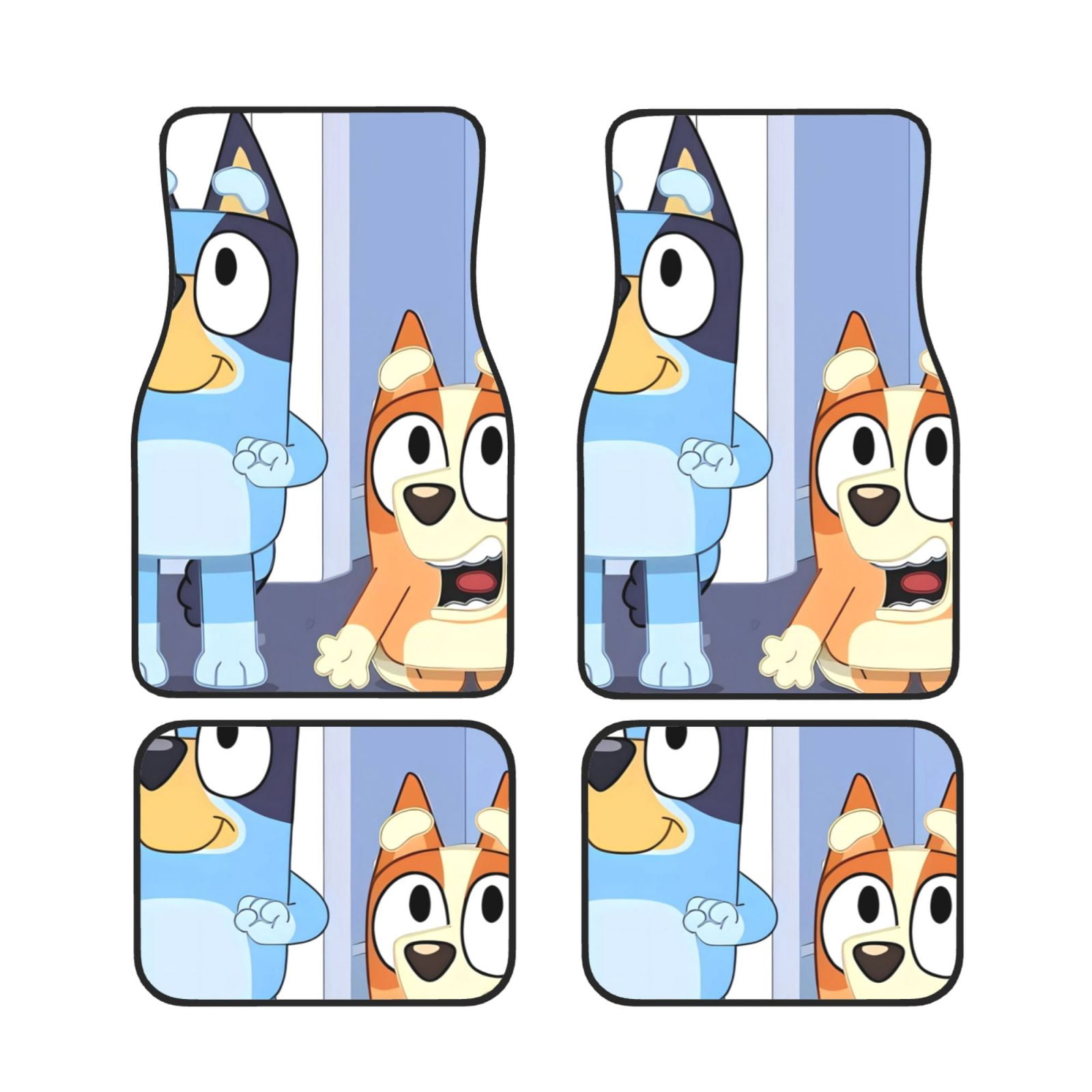Gokiu Bluey for Car Floor Mats Set of 4 Universal Fit Automotive All ...