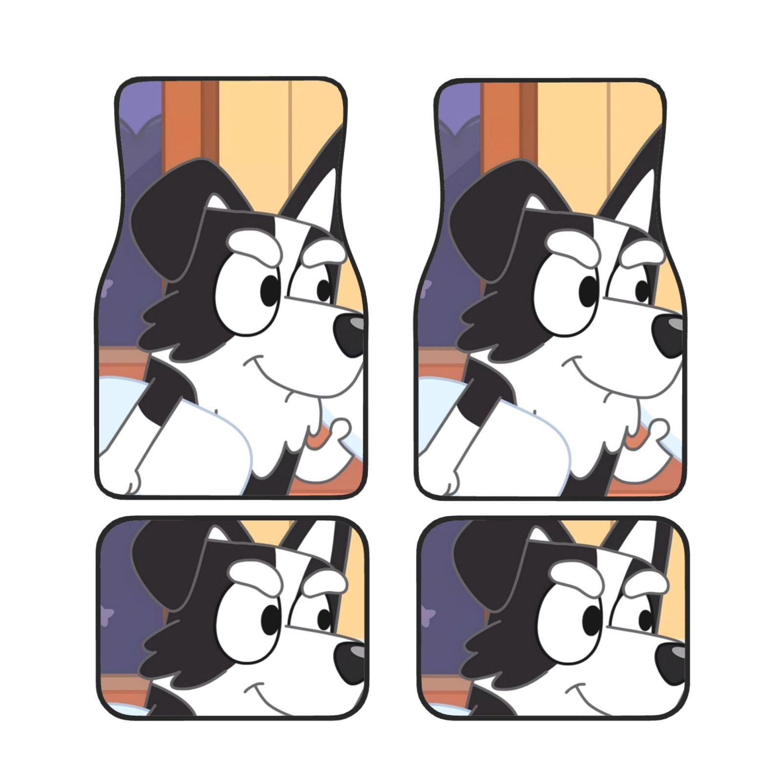 Gokiu Bluey for Car Floor Mats Set of 4 Universal Fit Automotive All ...