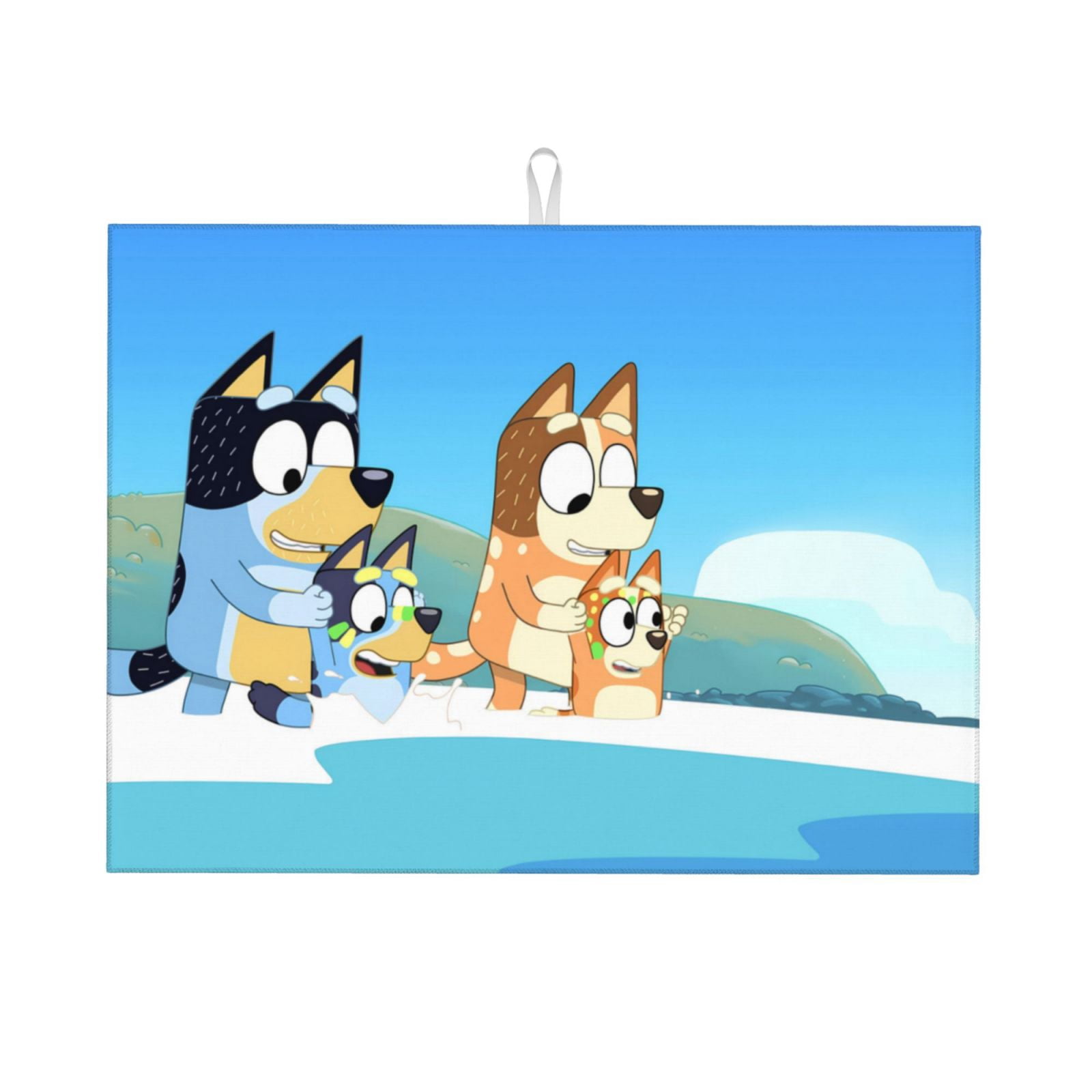 Gokiu Bluey for Microfiber Dish Drying Mat Large 18" x 24" Absorbent ...