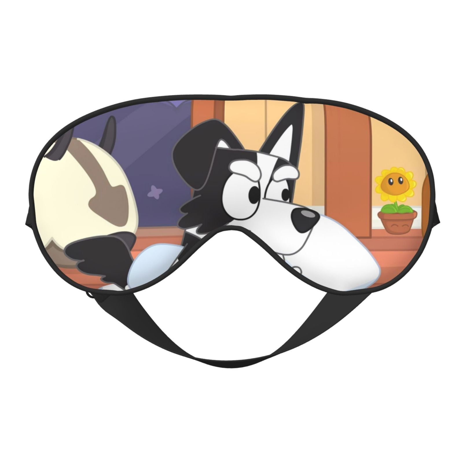 Gokiu Bluey for Sleep Mask Adjustable Double -Sided Eye Mask Soft ...