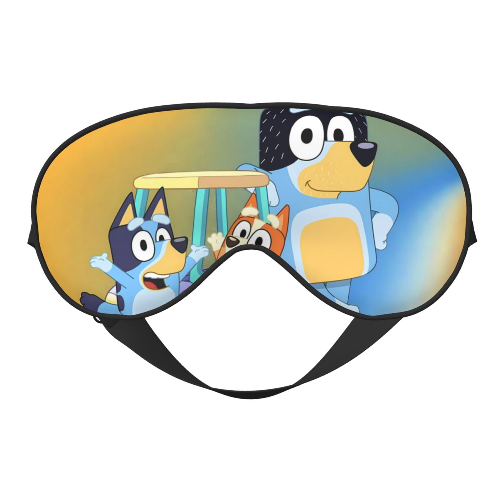 Gokiu Bluey for Sleep Mask Adjustable Double -Sided Eye Mask Soft ...