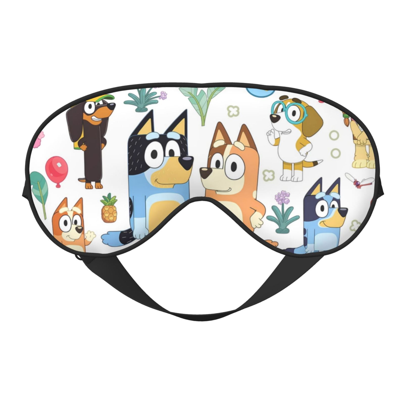 Gokiu Bluey for Sleep Mask Adjustable Double -Sided Eye Mask Soft ...