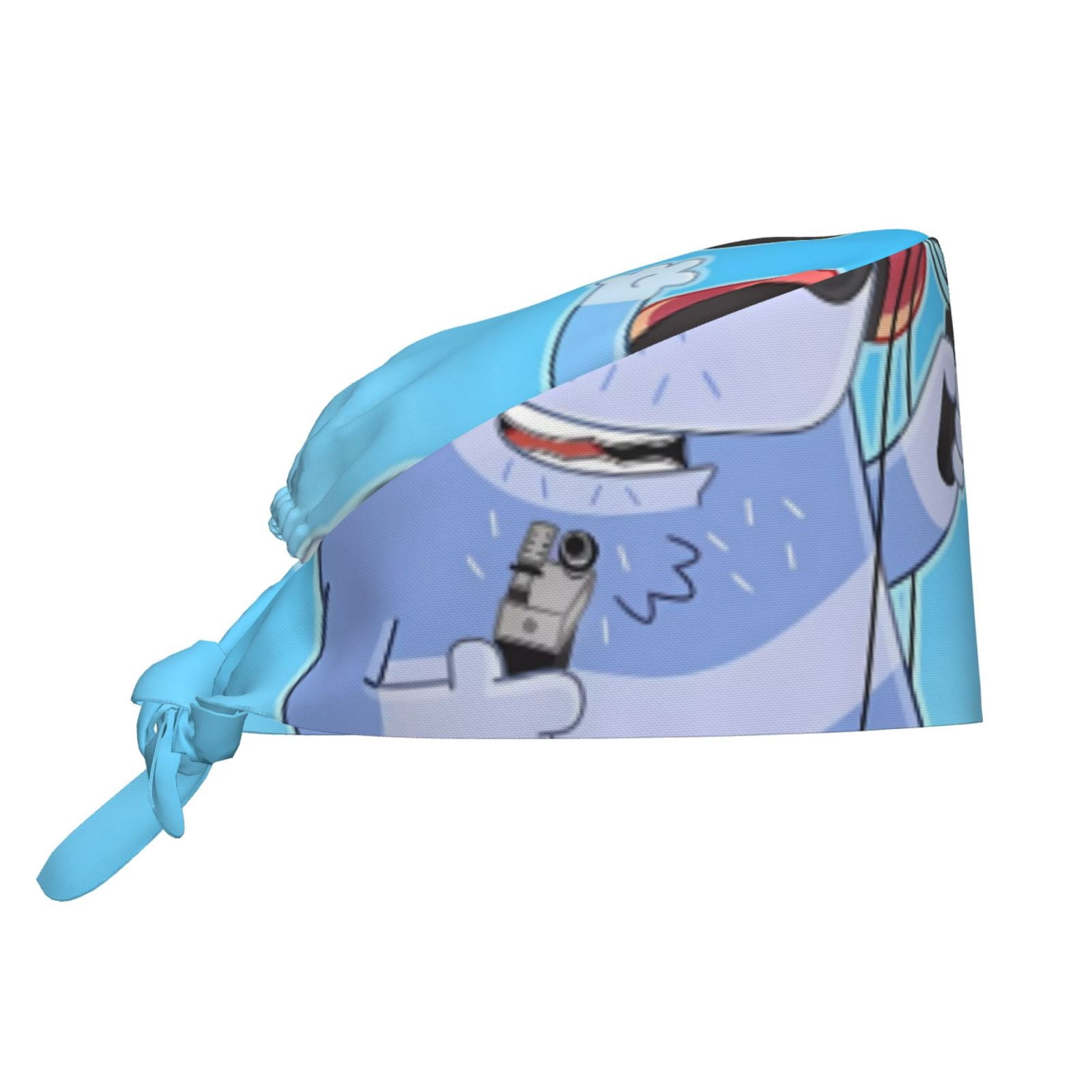 Gokiu Bluey for Women Scrub Caps Adjustable Working Cap Sweatband Tie ...