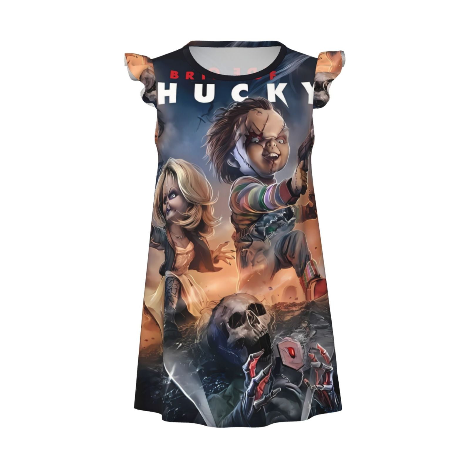 Gokiu Chucky Girls Nightgowns Princess Nightgown Toddler Sleepwear for ...