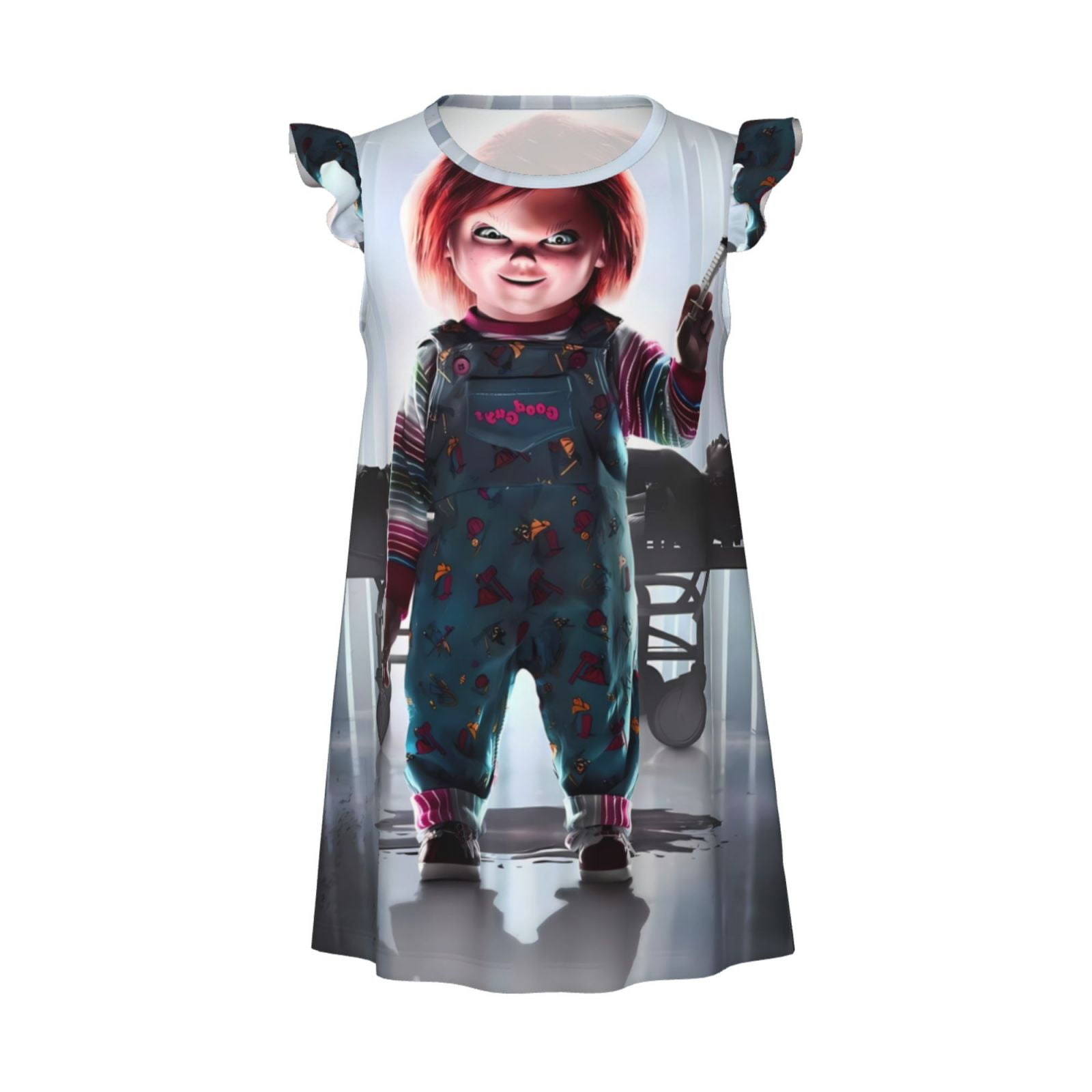 Gokiu Chucky Girls Nightgowns Princess Nightgown Toddler Sleepwear for ...