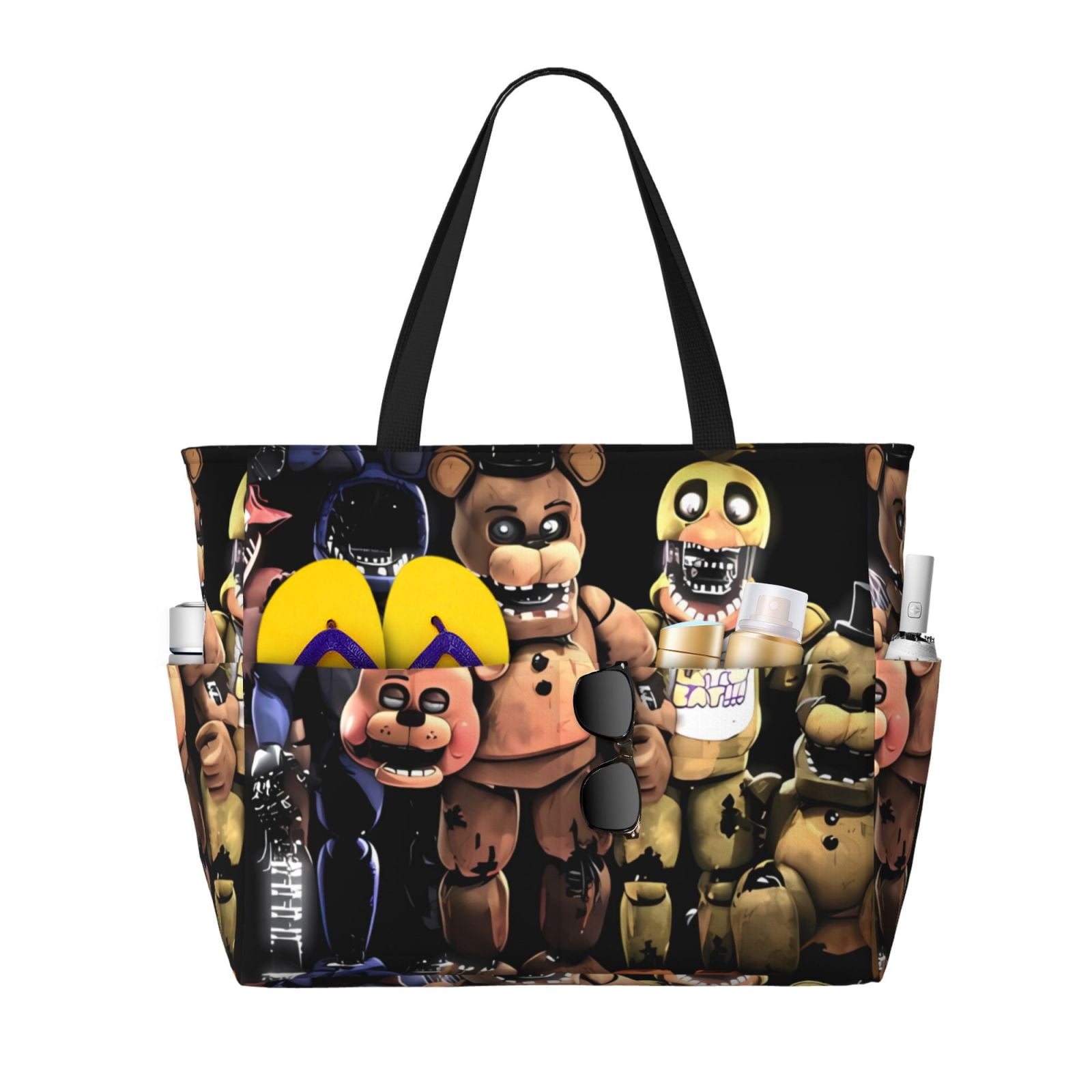 Gokiu Five Nights At Freddy'S for Large Beach Tote Bag for Women Extra ...