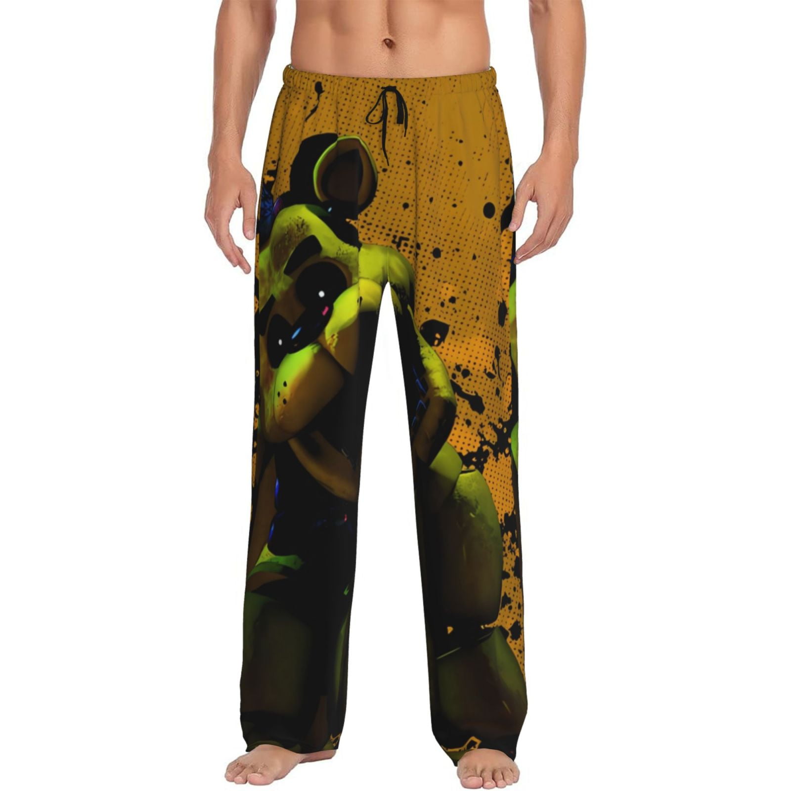 Gokiu Five Nights At Freddy'S Mens Pajama Lounge Pants Drawstring Pj ...