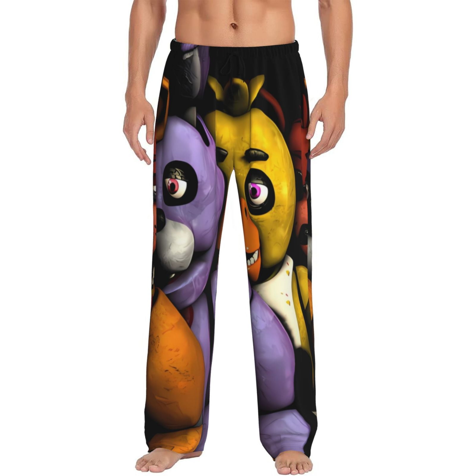Gokiu Five Nights At Freddy'S Mens Pajama Lounge Pants Drawstring Pj ...