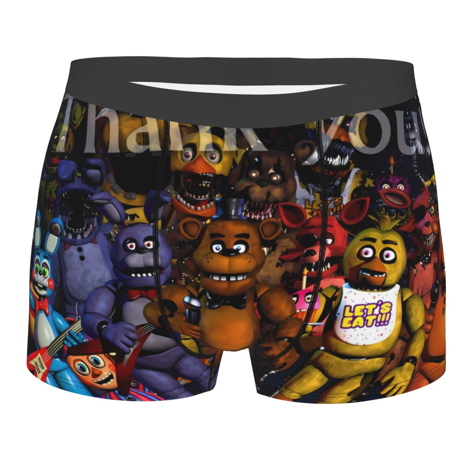Gokiu Five Nights At Freddy'S Mens Underwear Moisture Wicking Boxer ...