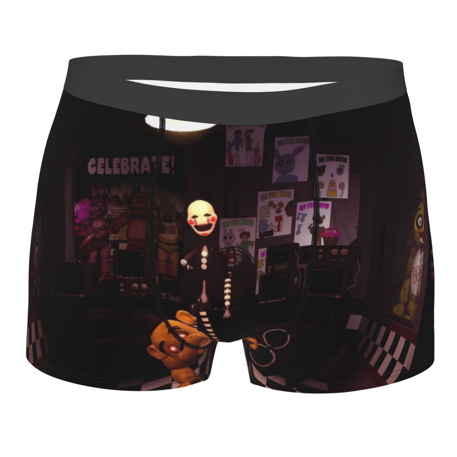 Gokiu Five Nights At Freddy'S Mens Underwear Moisture Wicking Boxer ...