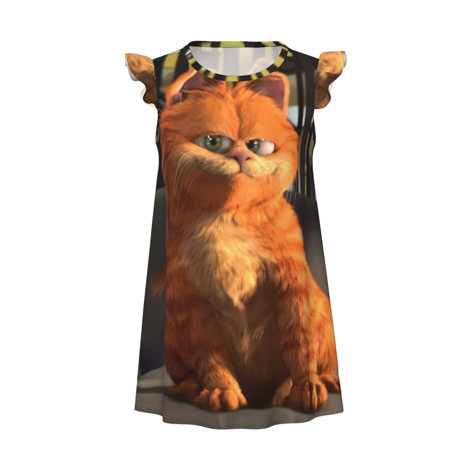Gokiu Garfield Girls Nightgowns Princess Nightgown Toddler Sleepwear ...