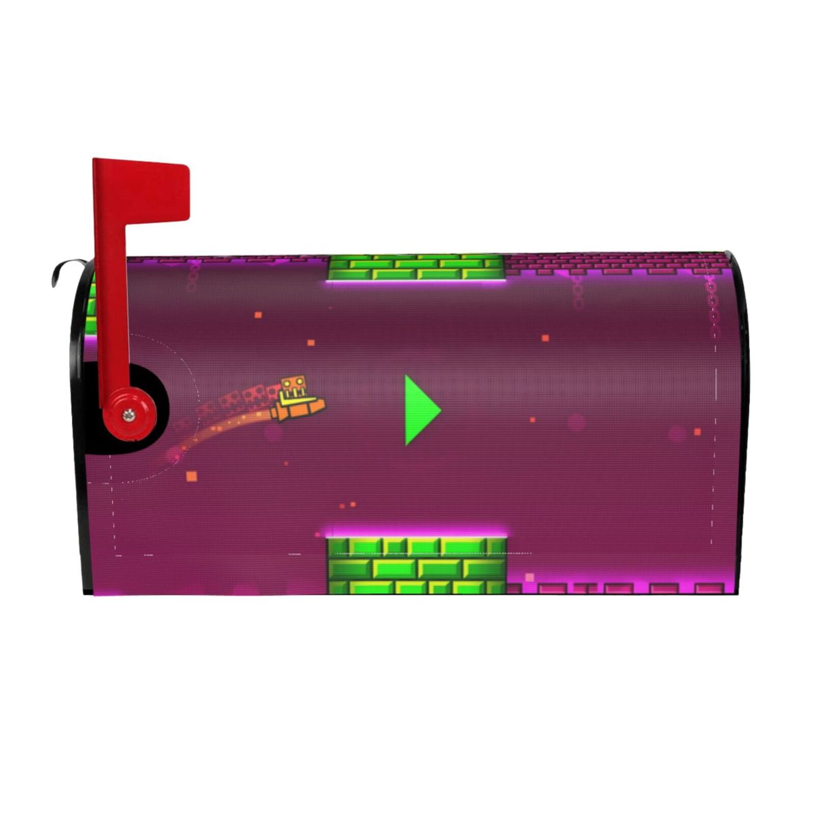 Gokiu Geometry Dash for Mailbox Covers Standard Size 21x18 in Magnetic ...