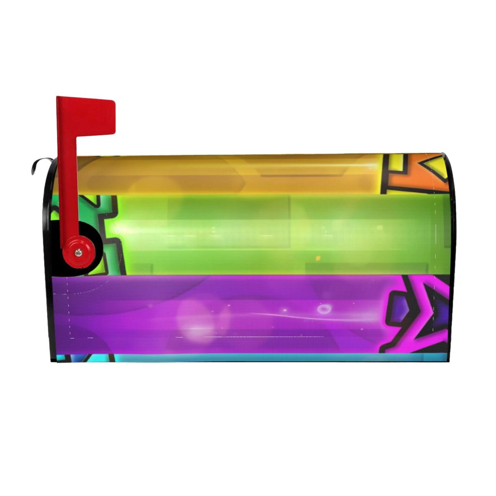 Gokiu Geometry Dash for Mailbox Covers Standard Size 21x18 in Magnetic ...