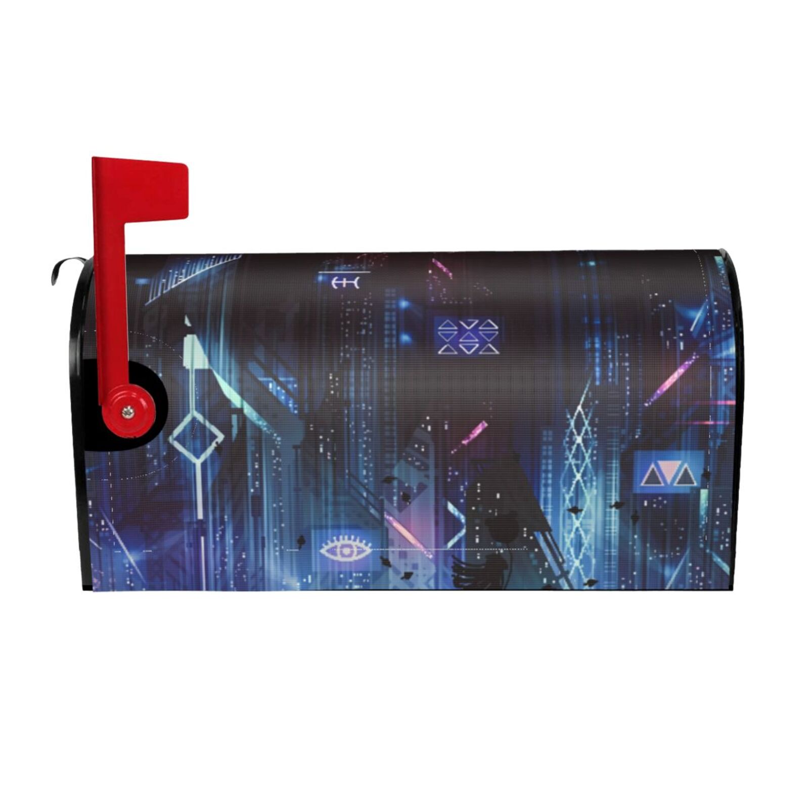 Gokiu Geometry Dash for Mailbox Covers Standard Size 21x18 in Magnetic ...