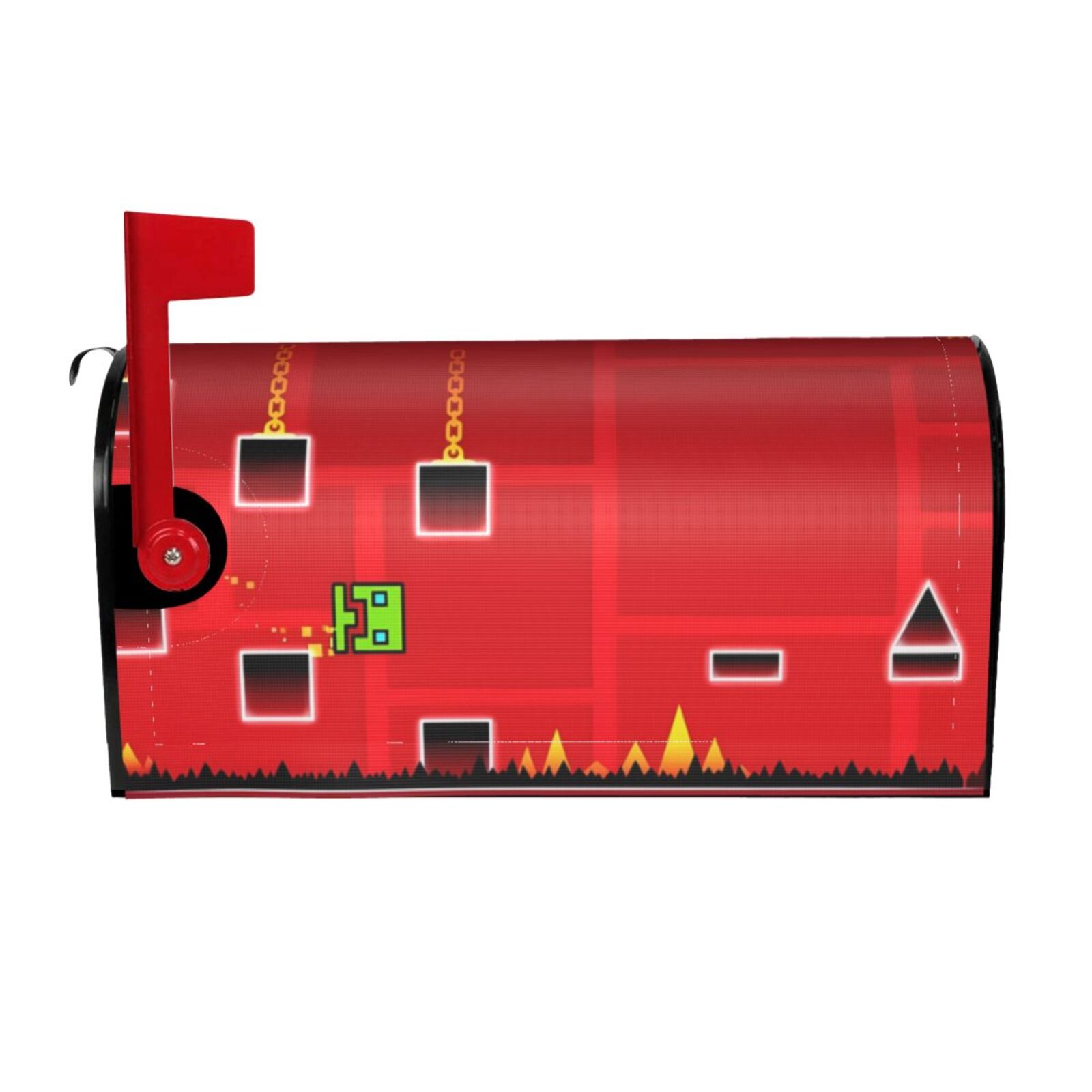 Gokiu Geometry Dash for Mailbox Covers Standard Size 21x18 in Magnetic ...