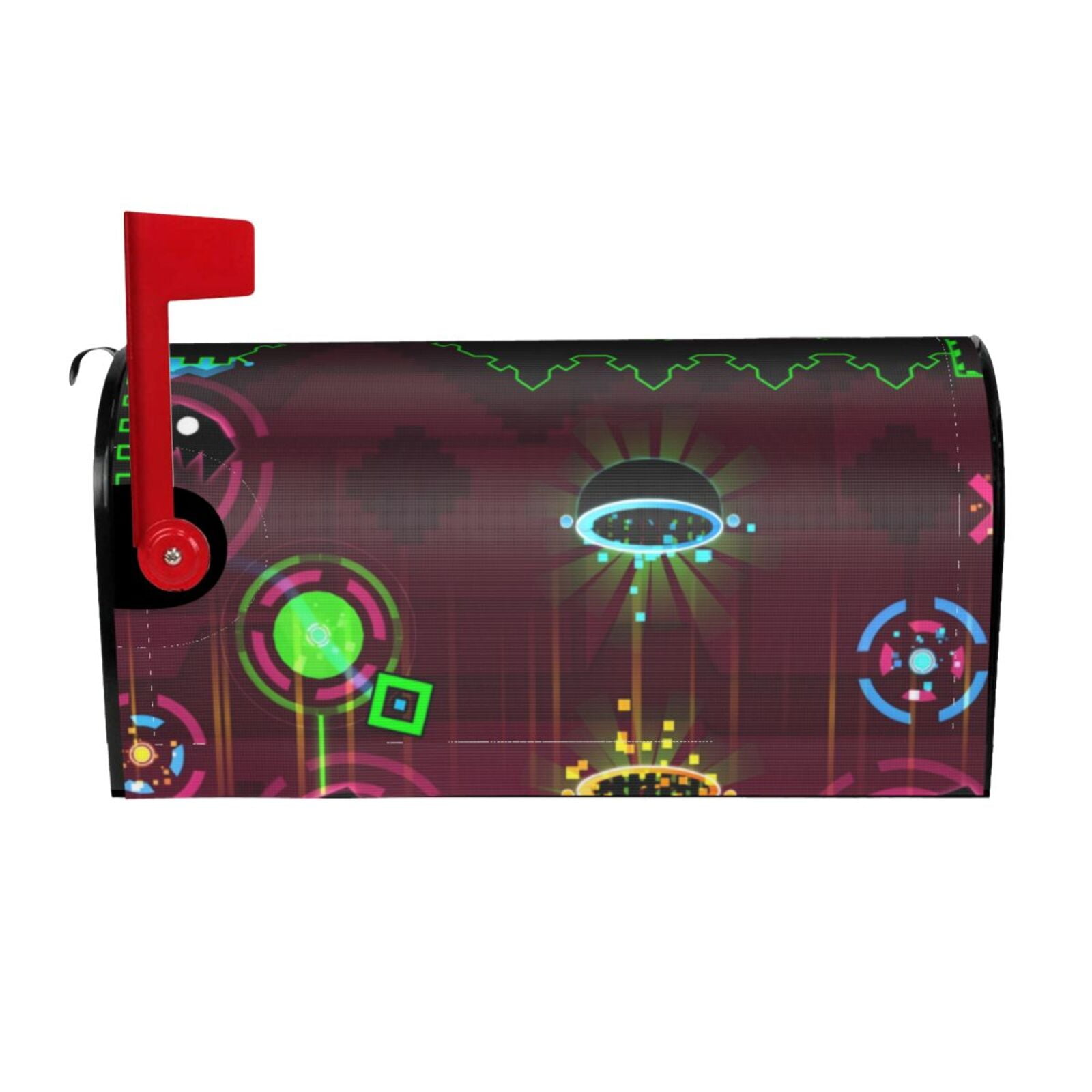 Gokiu Geometry Dash for Mailbox Covers Standard Size 21x18 in Magnetic ...