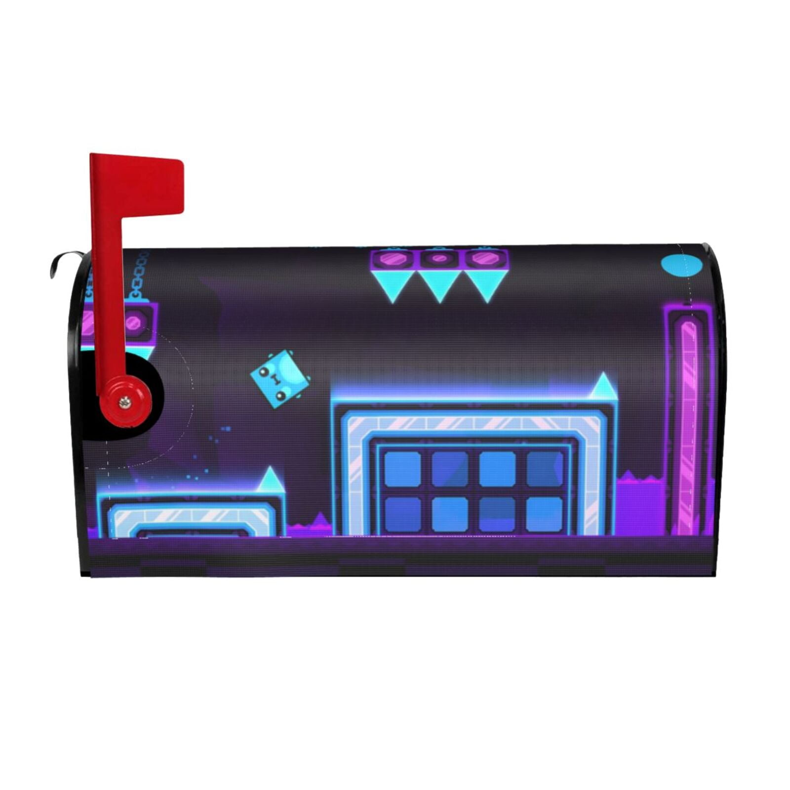 Gokiu Geometry Dash for Mailbox Covers Standard Size 21x18 in Magnetic ...