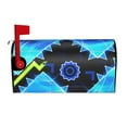 Gokiu Geometry Dash for Mailbox Covers Standard Size 25.5x21 in ...