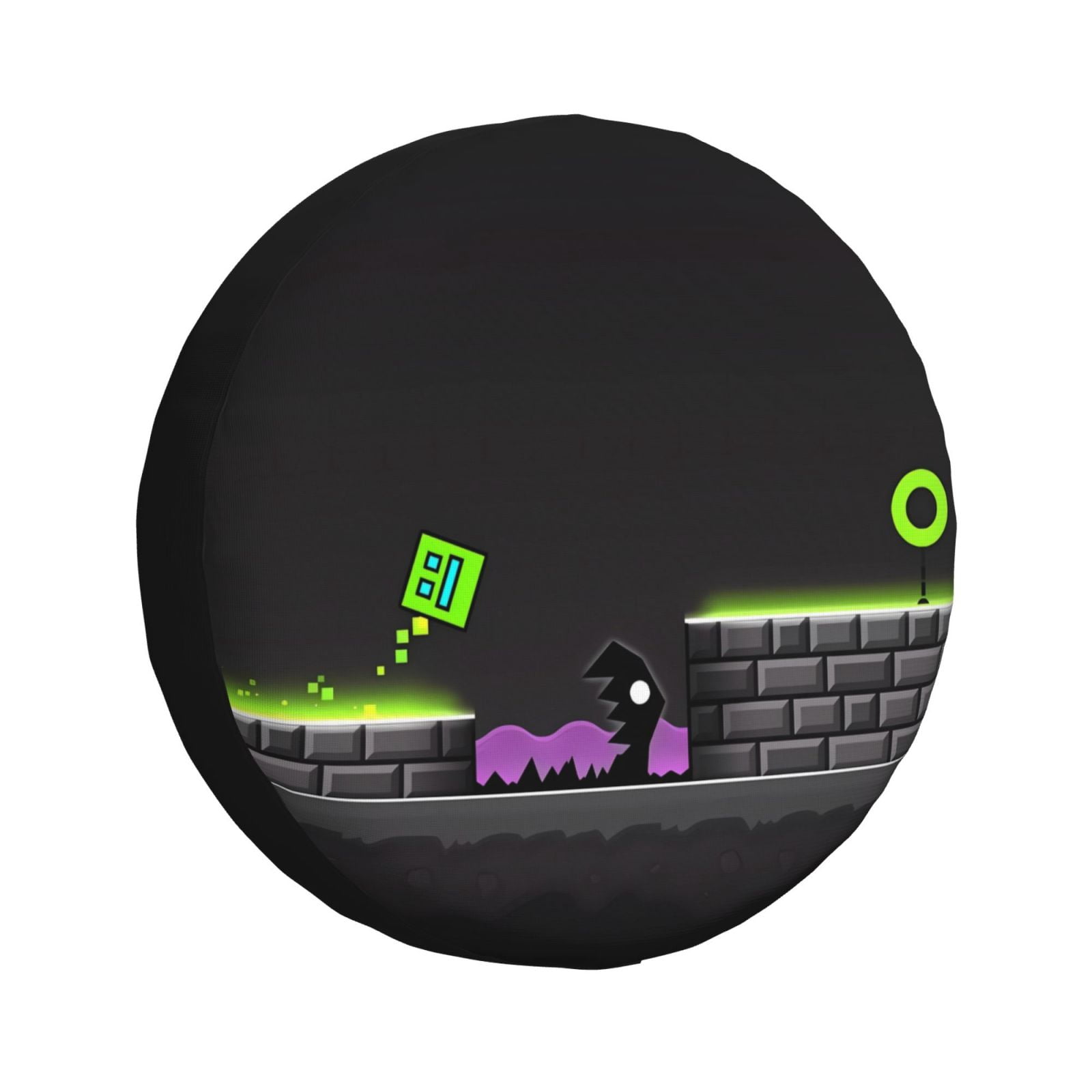 Gokiu Geometry Dash Spare Tire Cover Wheel Protectors Waterproof ...
