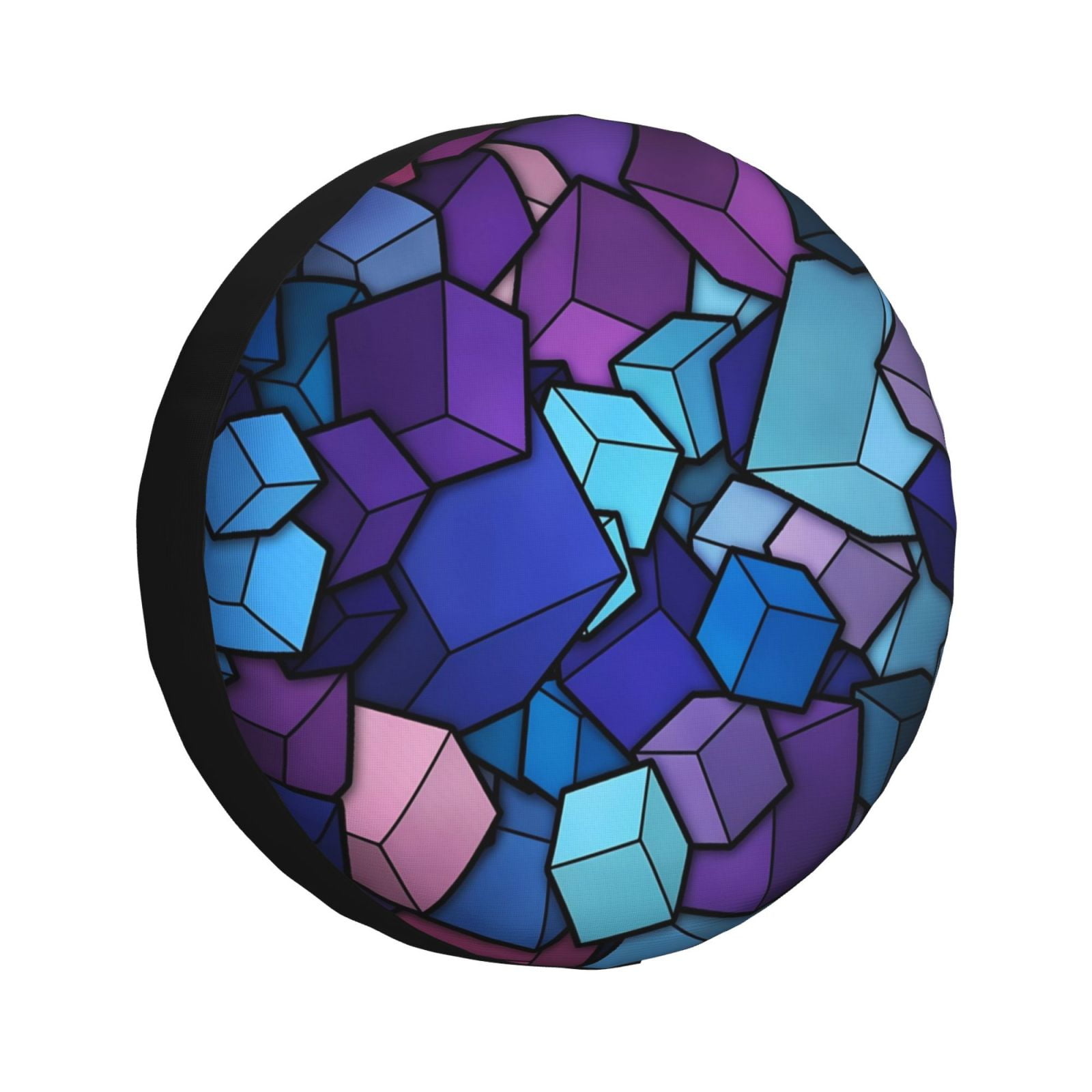 Gokiu Geometry Dash Spare Tire Cover Wheel Protectors Waterproof ...