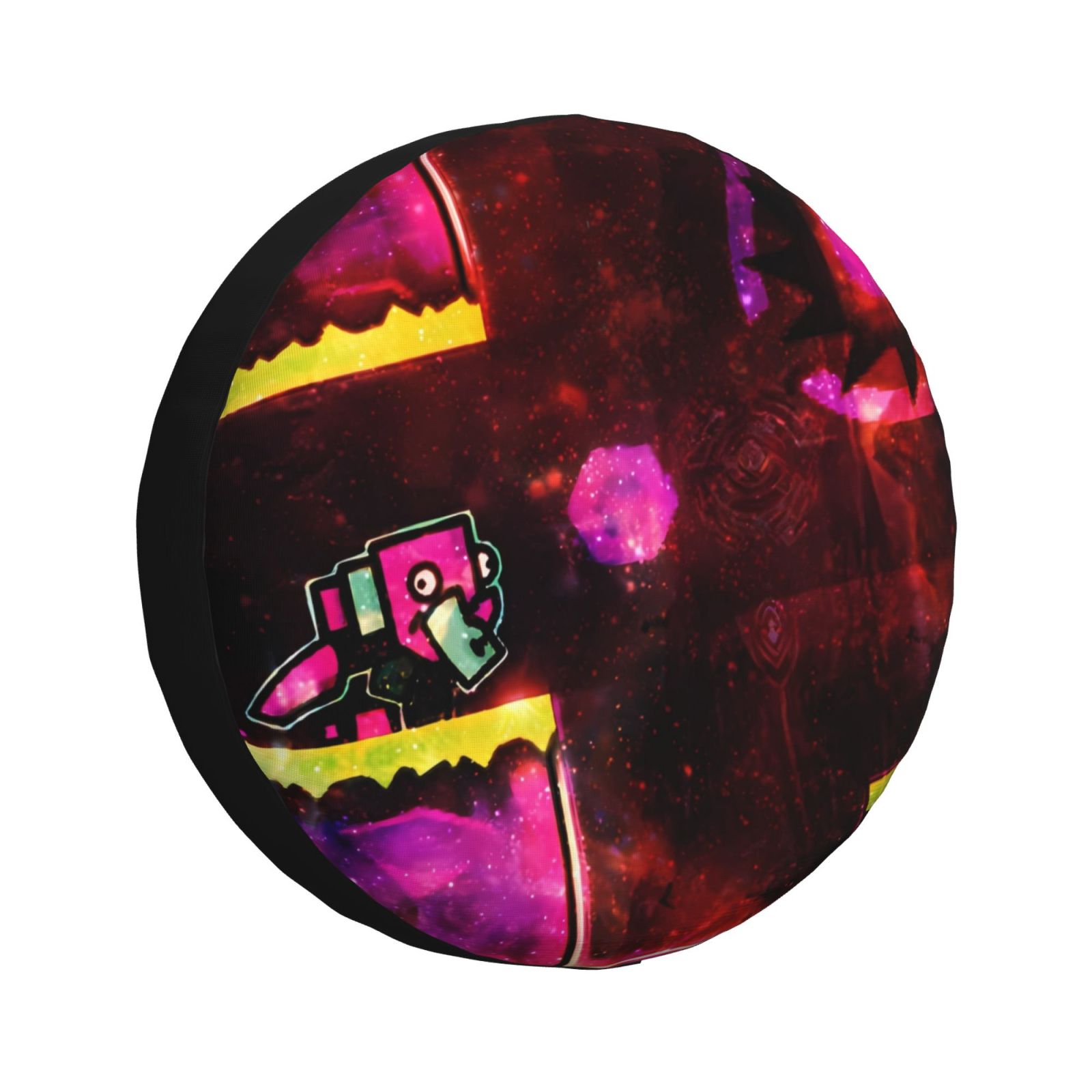 Gokiu Geometry Dash Spare Tire Cover Wheel Protectors Waterproof ...