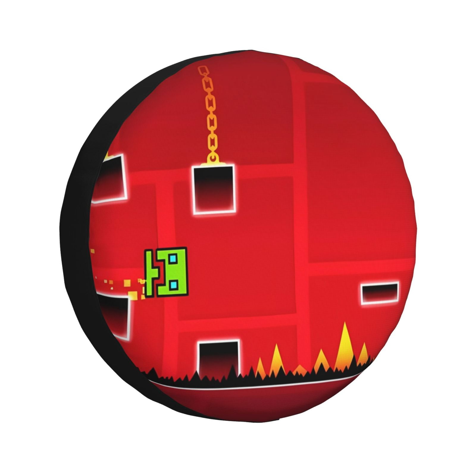 Gokiu Geometry Dash Spare Tire Cover Wheel Protectors Waterproof ...