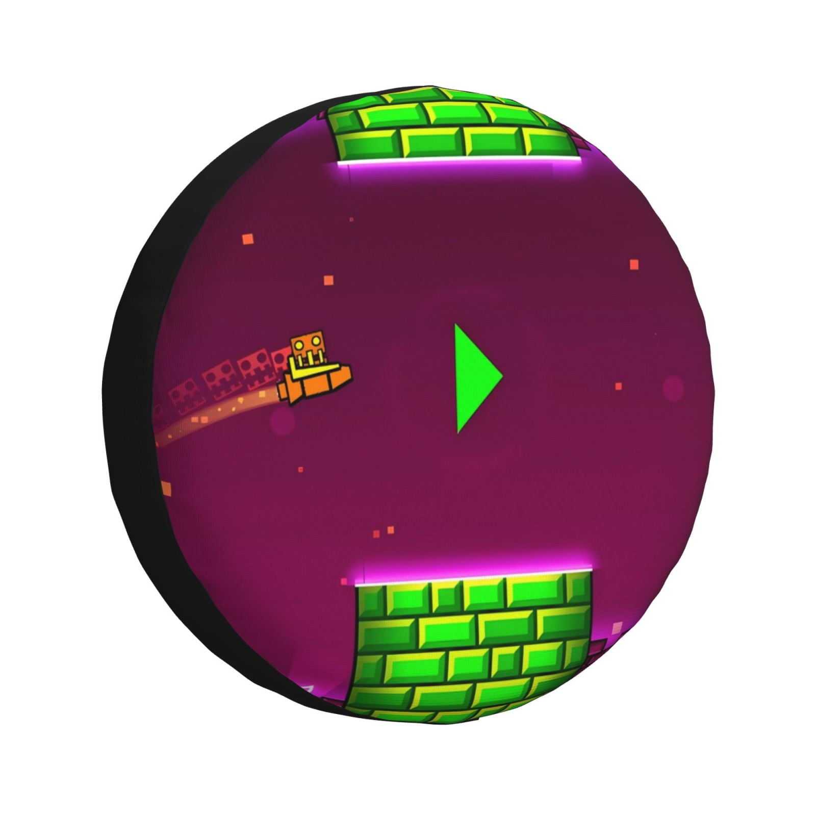 Gokiu Geometry Dash Spare Tire Cover Wheel Protectors Waterproof ...