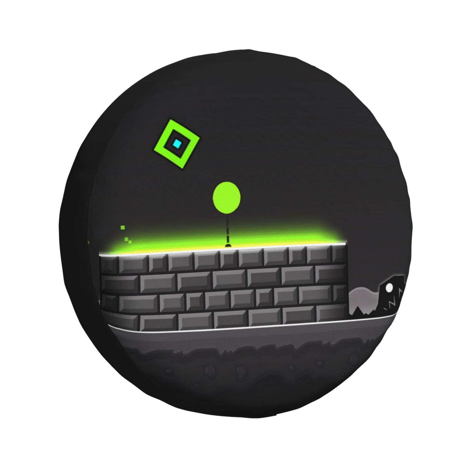 Gokiu Geometry Dash Spare Tire Cover Wheel Protectors Waterproof ...