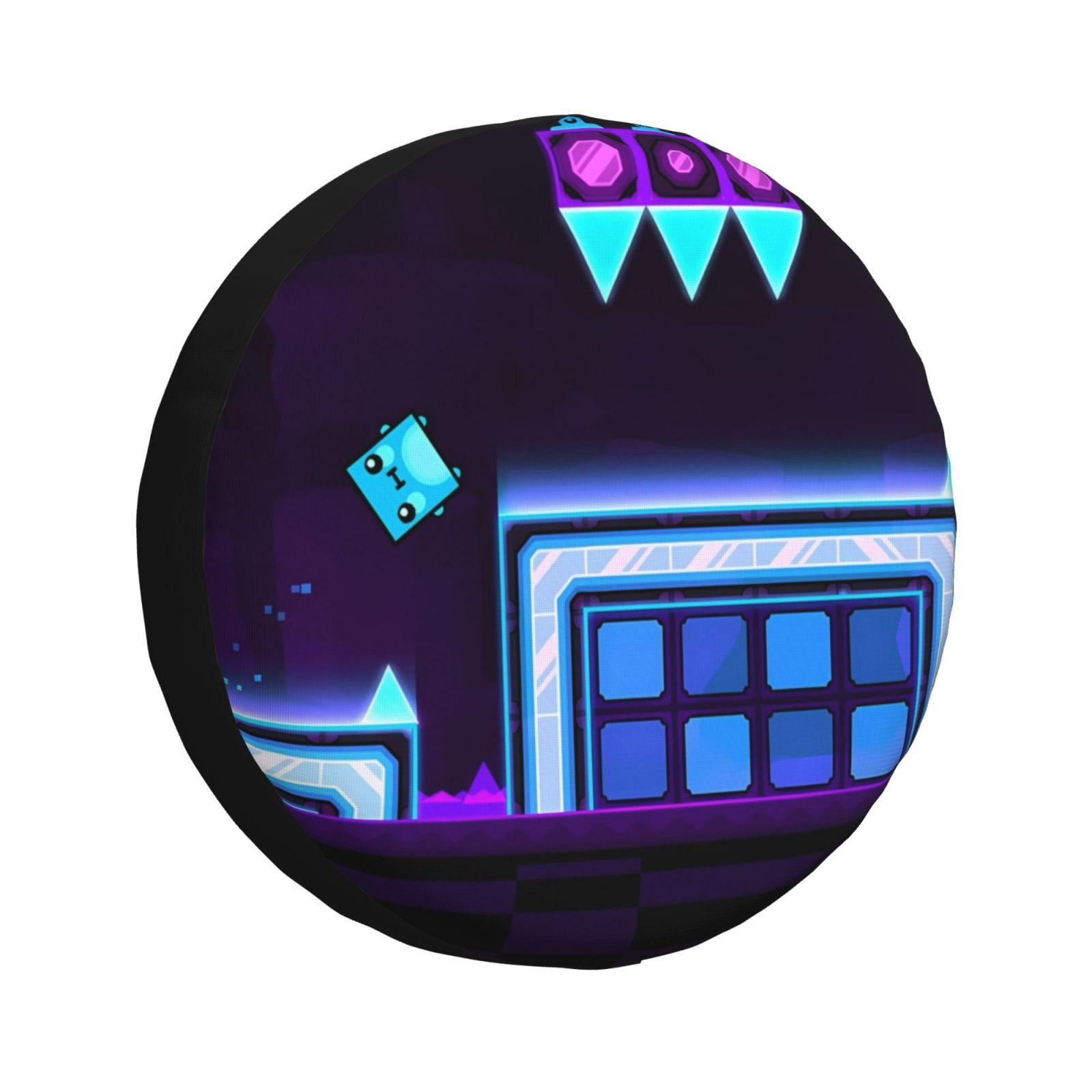 Gokiu Geometry Dash Spare Tire Cover Wheel Protectors Waterproof ...
