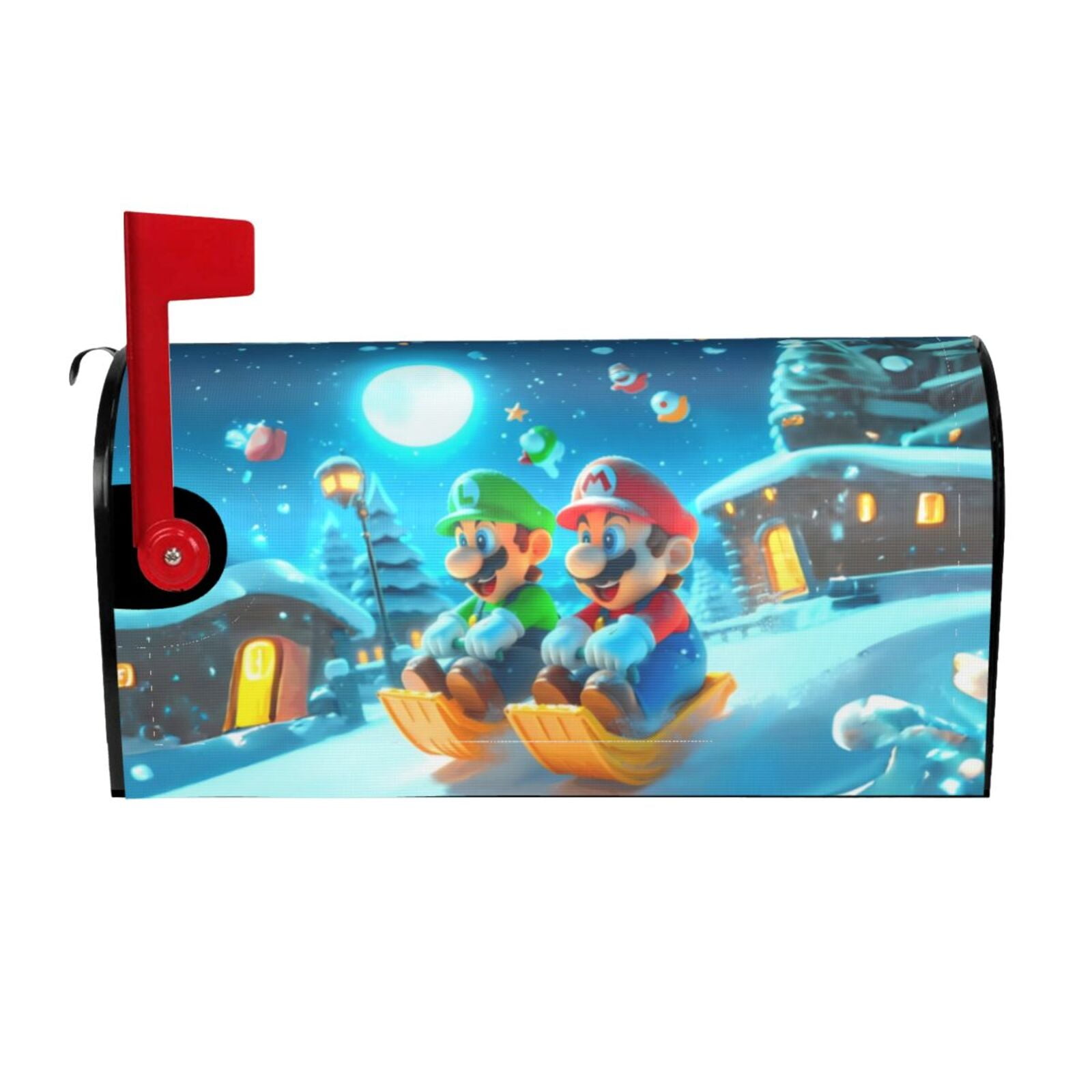 Gokiu Mario for Mailbox Covers Standard Size 21x18 in Magnetic Letter ...
