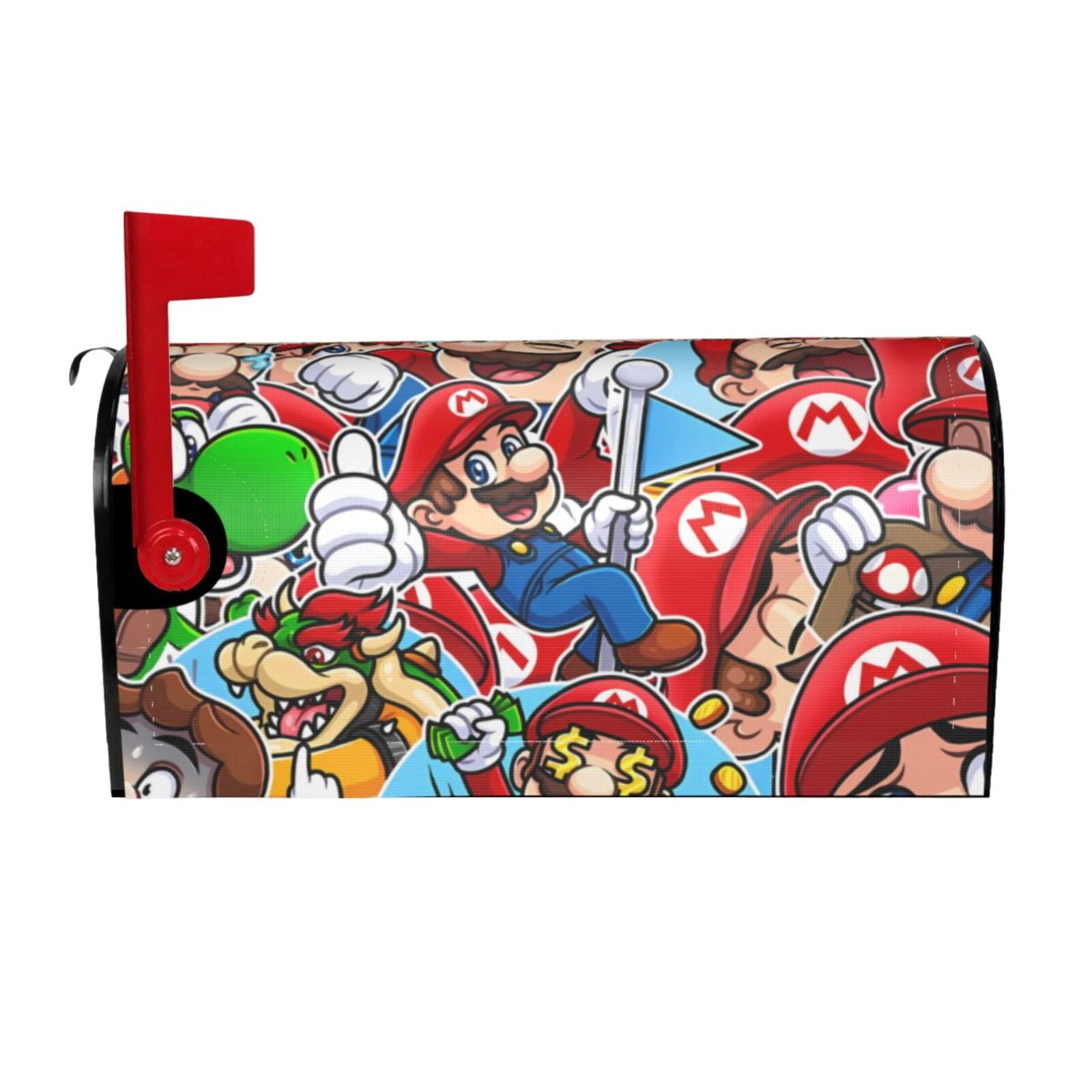 Gokiu Mario for Mailbox Covers Standard Size 21x18 in Magnetic Letter ...