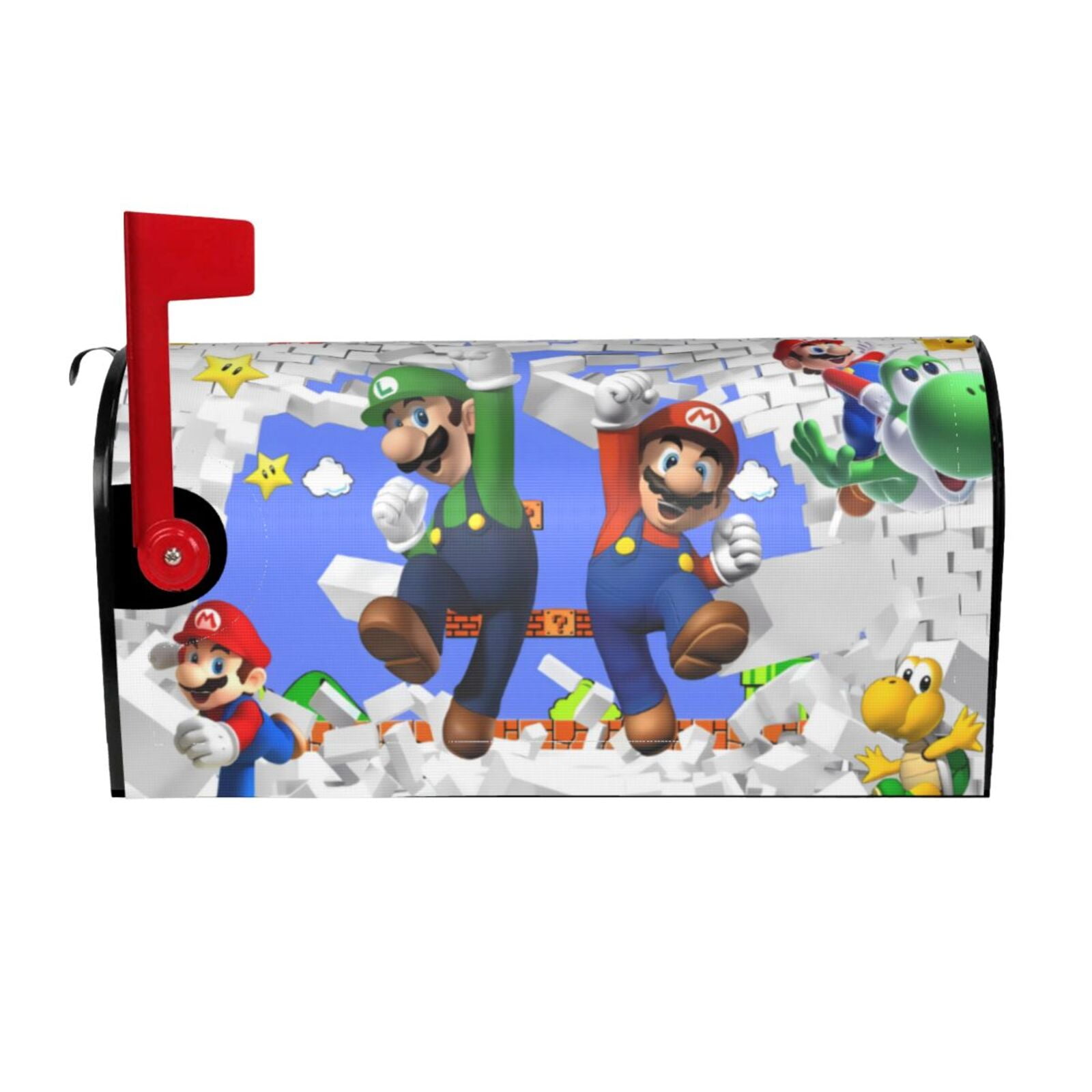 Gokiu Mario for Mailbox Covers Standard Size 21x18 in Magnetic Letter ...