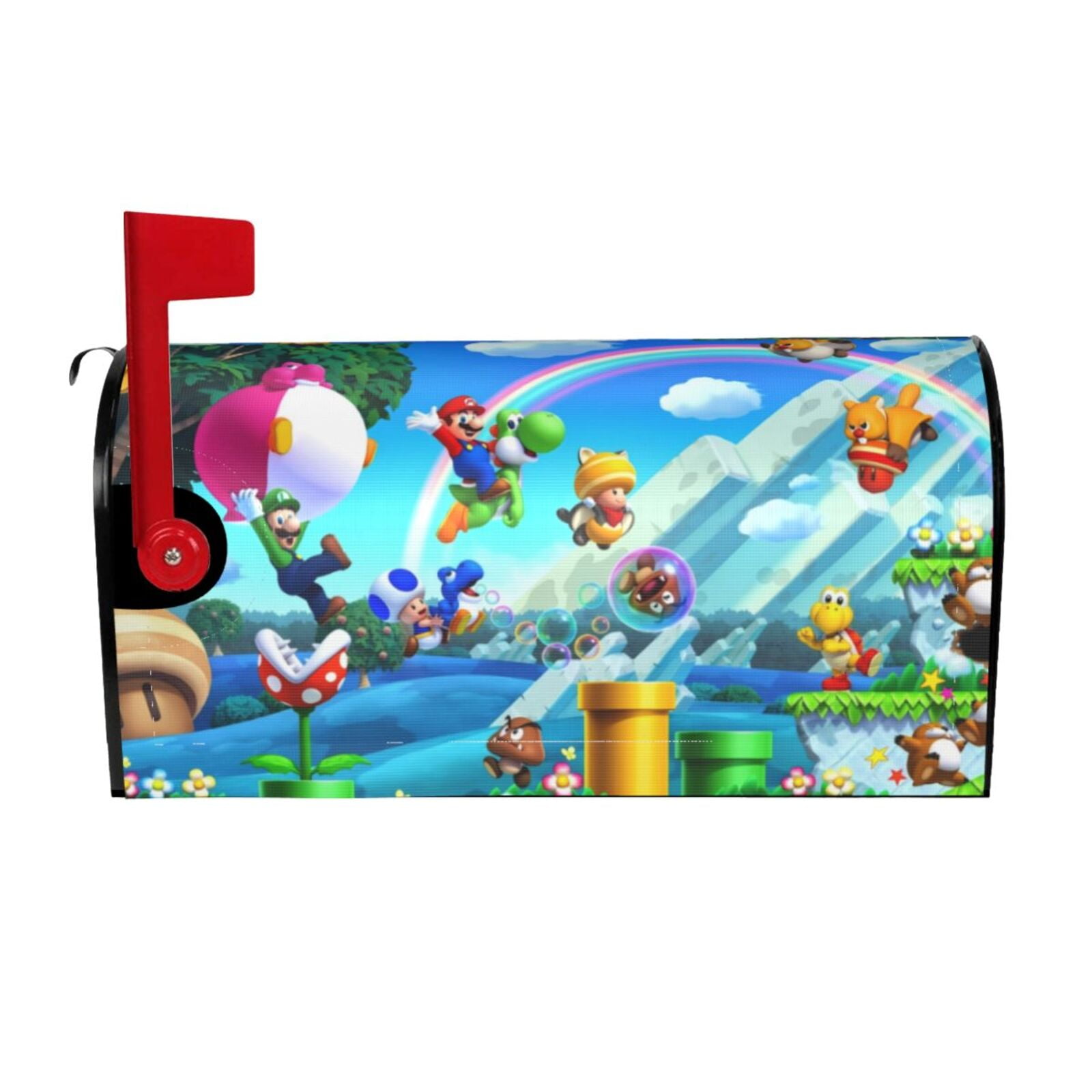 Gokiu Mario for Mailbox Covers Standard Size 25.5x21 in Magnetic Letter ...