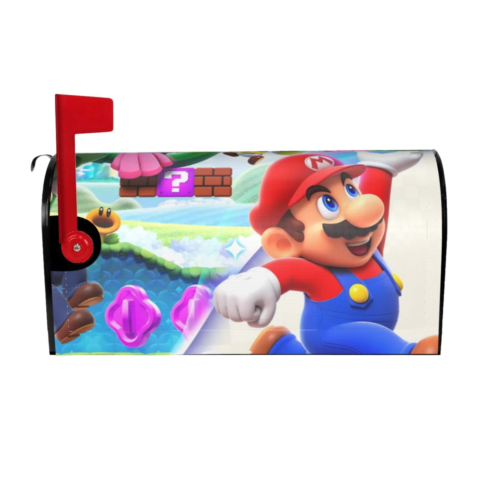 Gokiu Mario for Mailbox Covers Standard Size 25.5x21 in Magnetic Letter ...