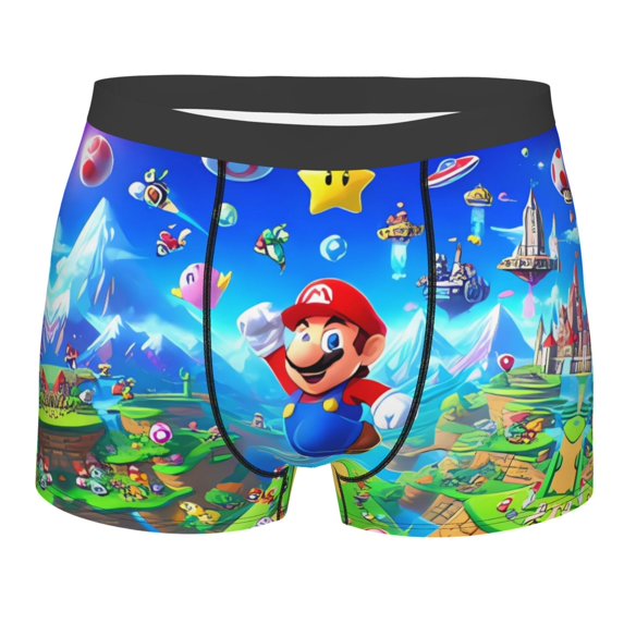 Gokiu Mario Mens Underwear Moisture Wicking Boxer Briefs Ultimate ...
