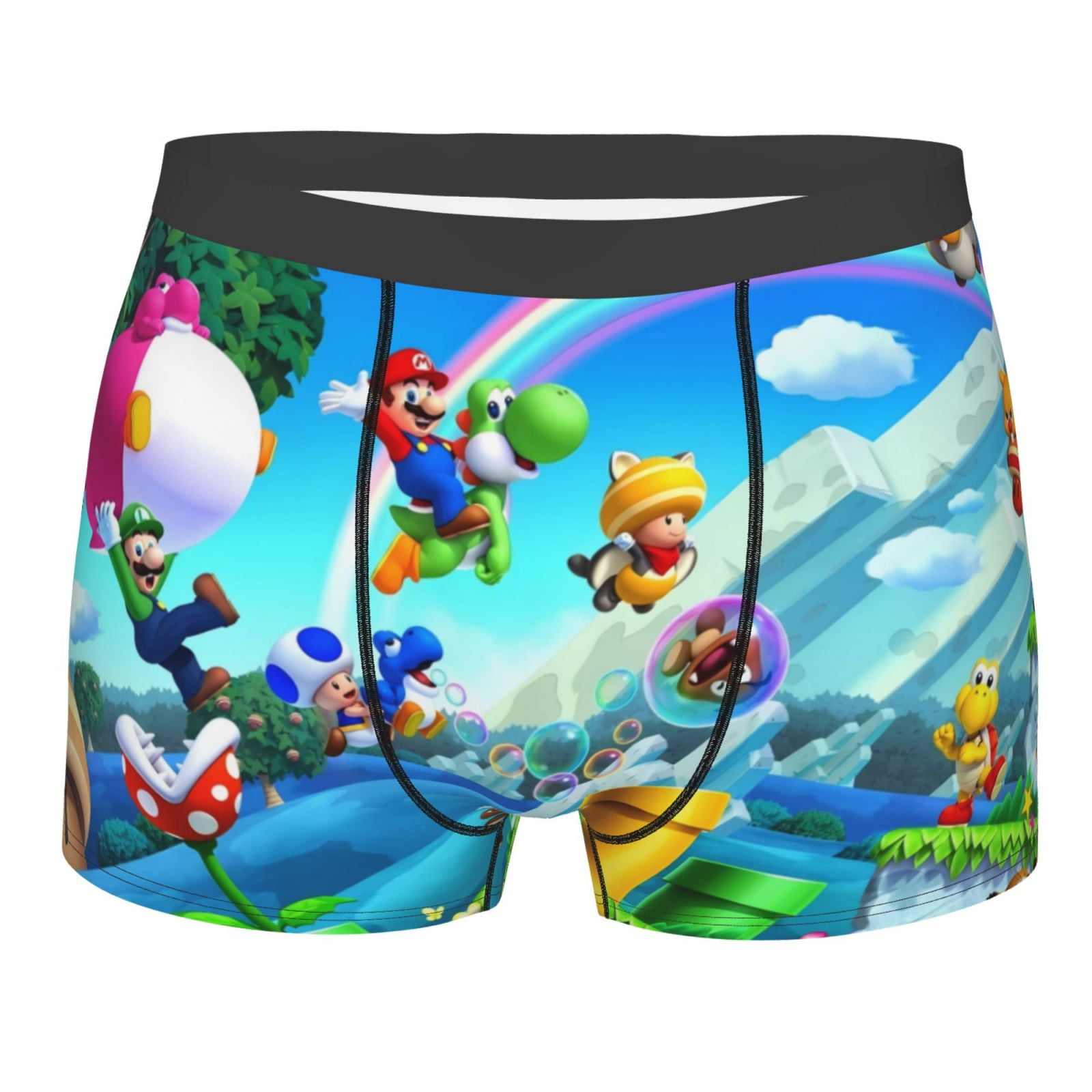 Gokiu Mario Mens Underwear Moisture Wicking Boxer Briefs Ultimate ...