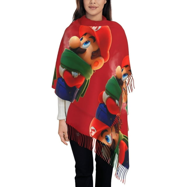 Gokiu Mario Women's Scarf Pashmina Shawls and Wraps for Wedding Evening ...