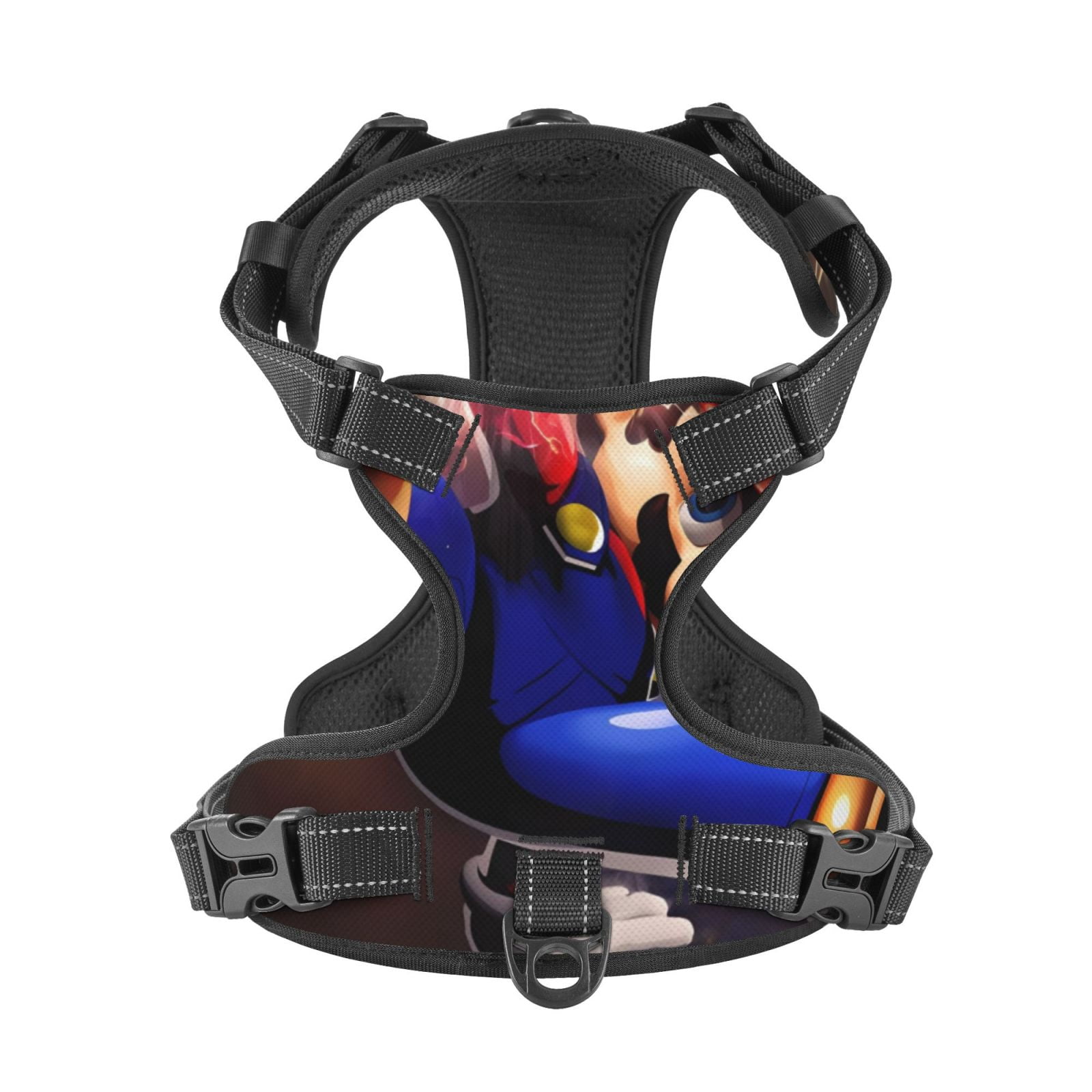 Gokiu Mario for No Pull Dog Harness, Reflective Adjustable Pet Harness ...