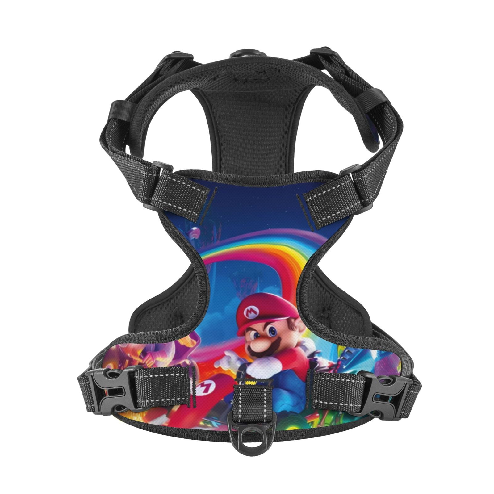 Gokiu Mario for No Pull Dog Harness, Reflective Adjustable Pet Harness ...