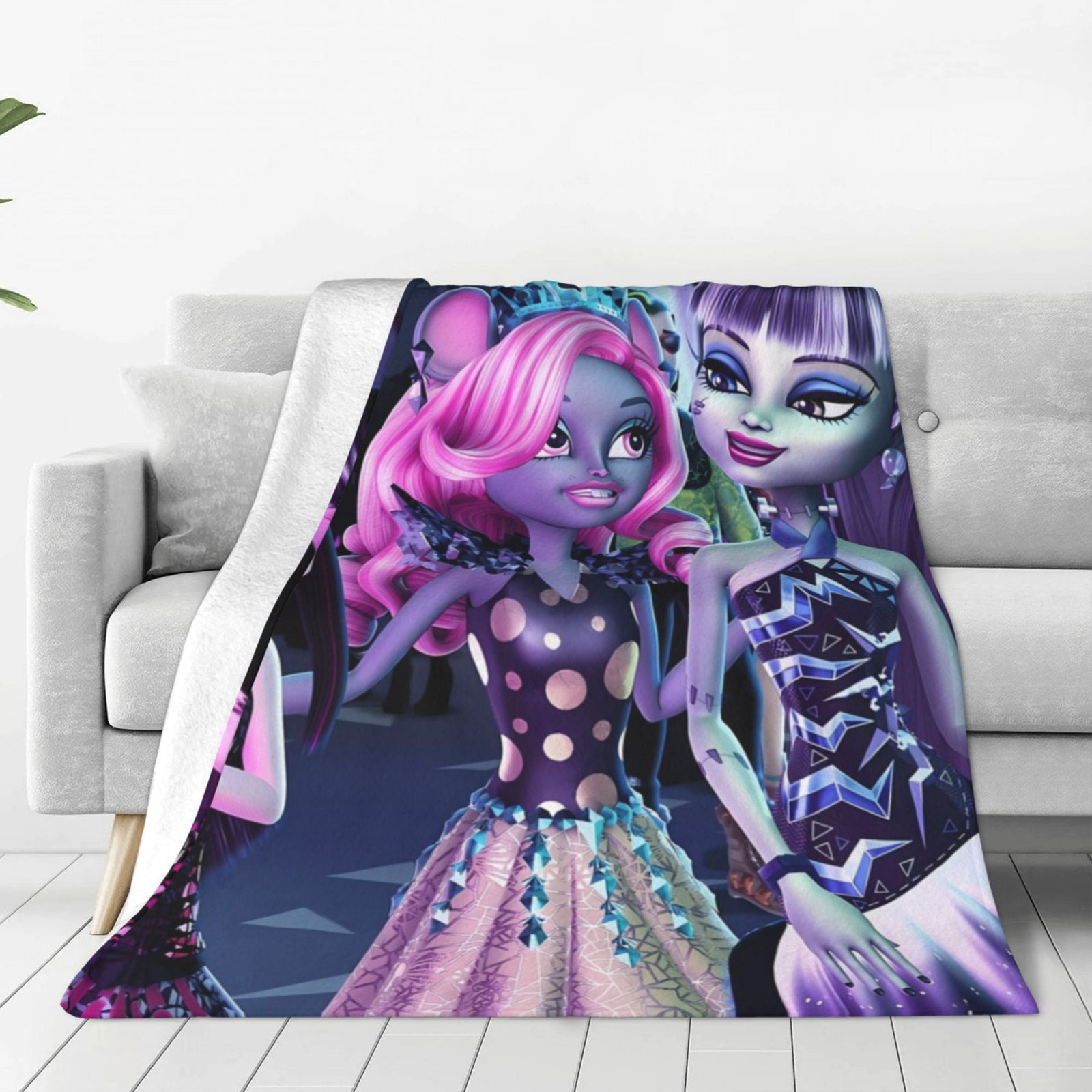 Gokiu Monster High for Flannel Blanket Super Soft Cozy Throw Blanket 50 ...