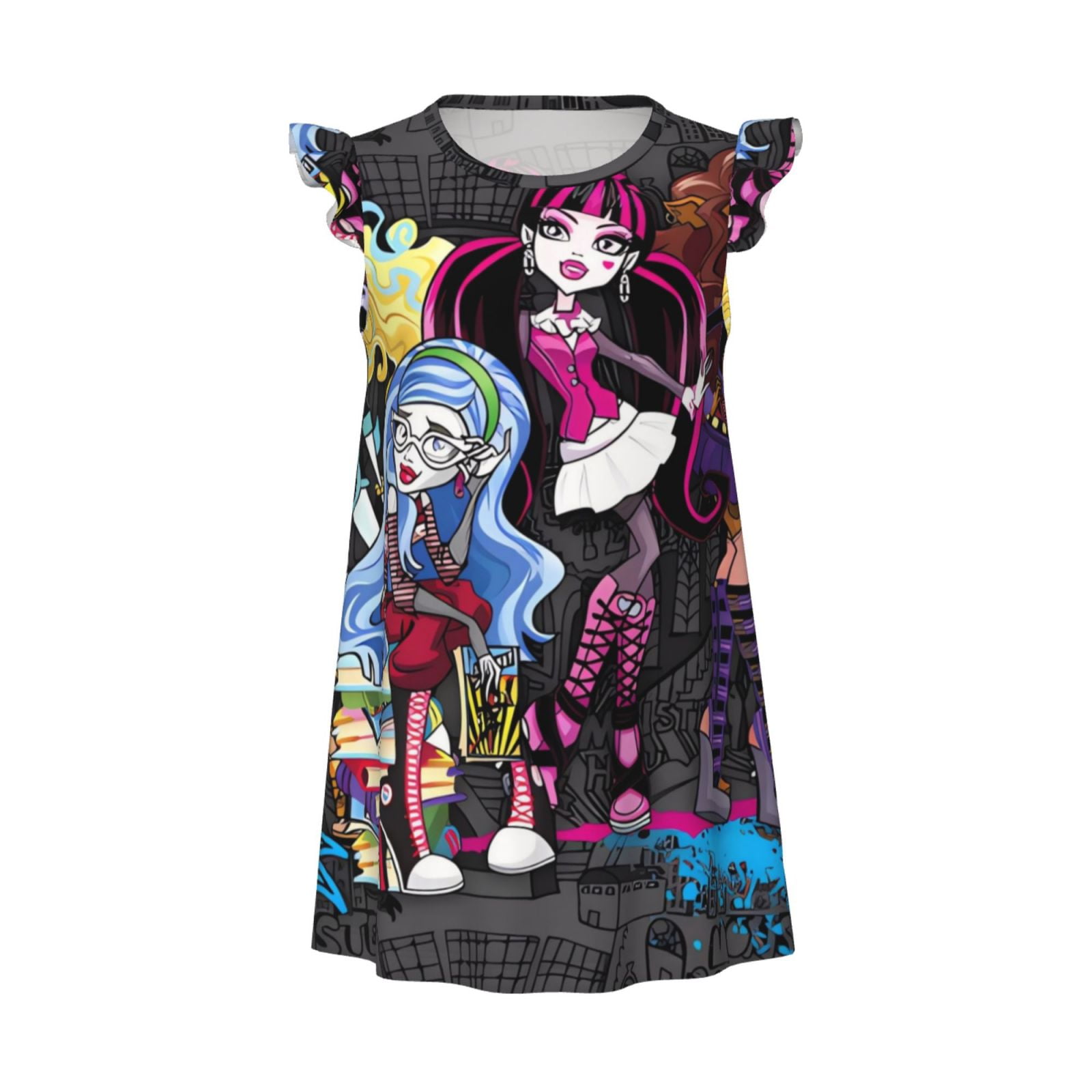 Gokiu Monster High Girls Nightgowns Princess Nightgown Toddler ...