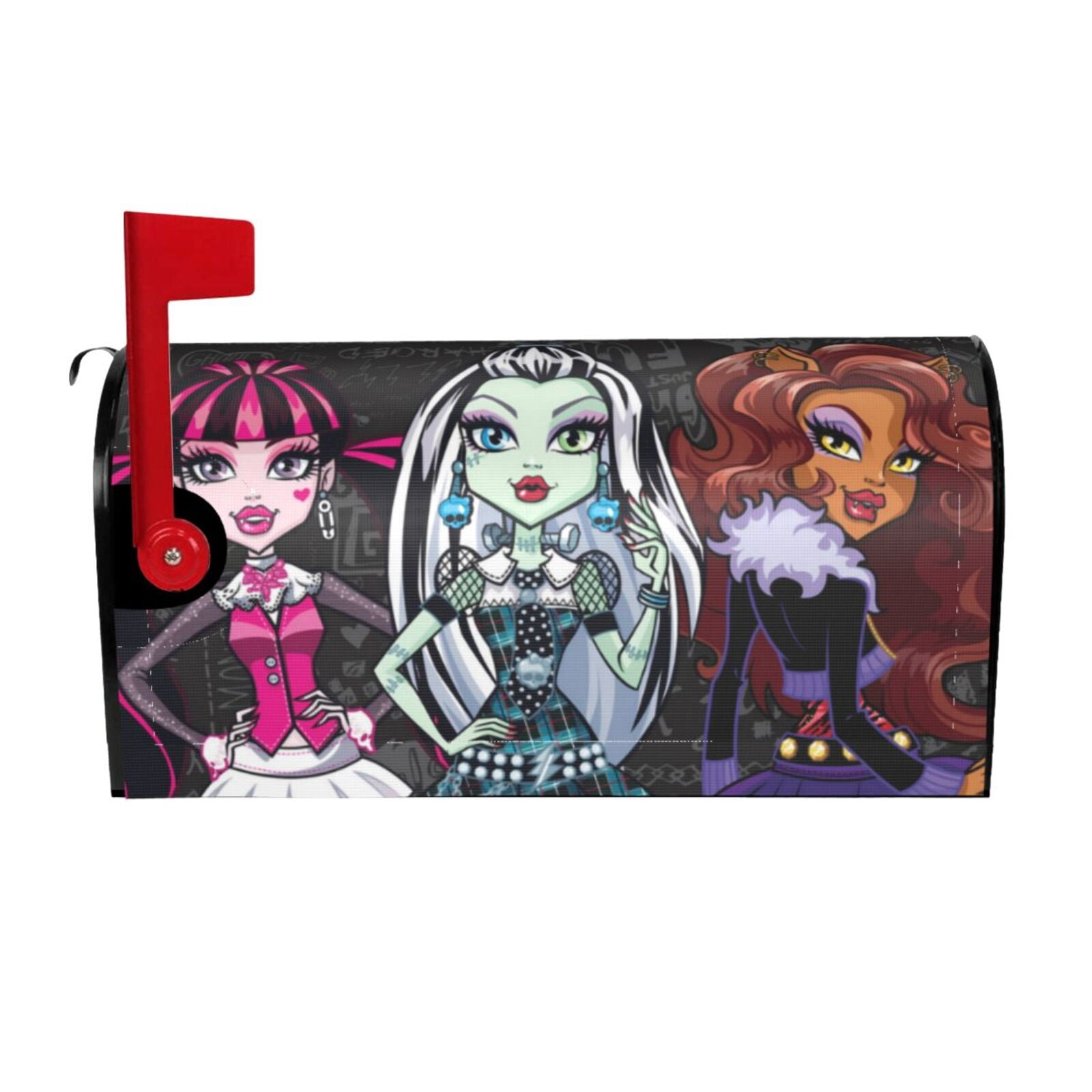 Gokiu Monster High for Mailbox Covers Standard Size 21x18 in Magnetic ...