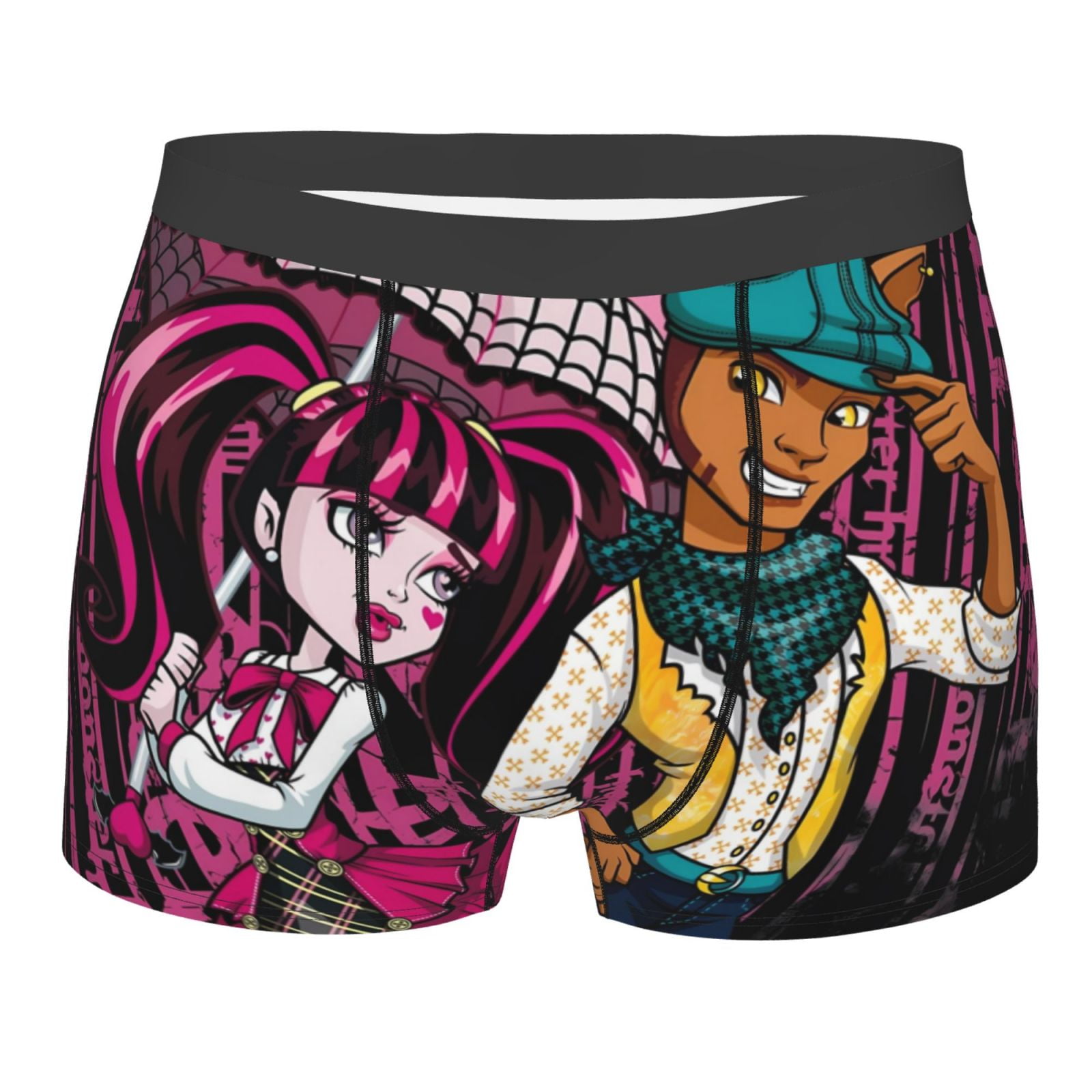 Gokiu Monster High Mens Underwear Moisture Wicking Boxer Briefs ...
