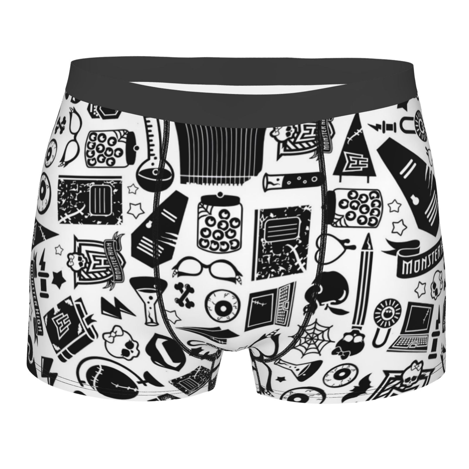 Gokiu Monster High Mens Underwear Moisture Wicking Boxer Briefs ...