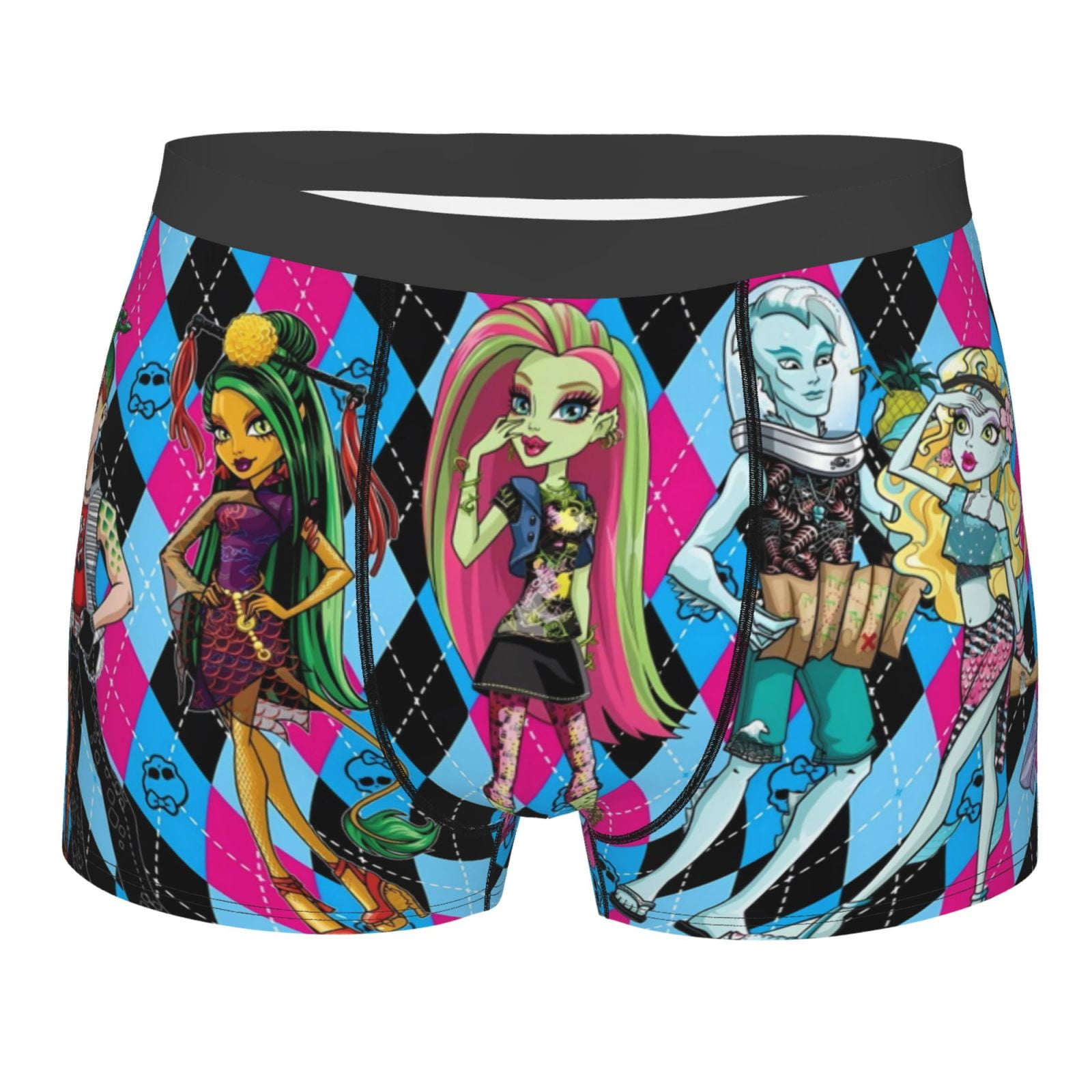 Gokiu Monster High Mens Underwear Moisture Wicking Boxer Briefs ...