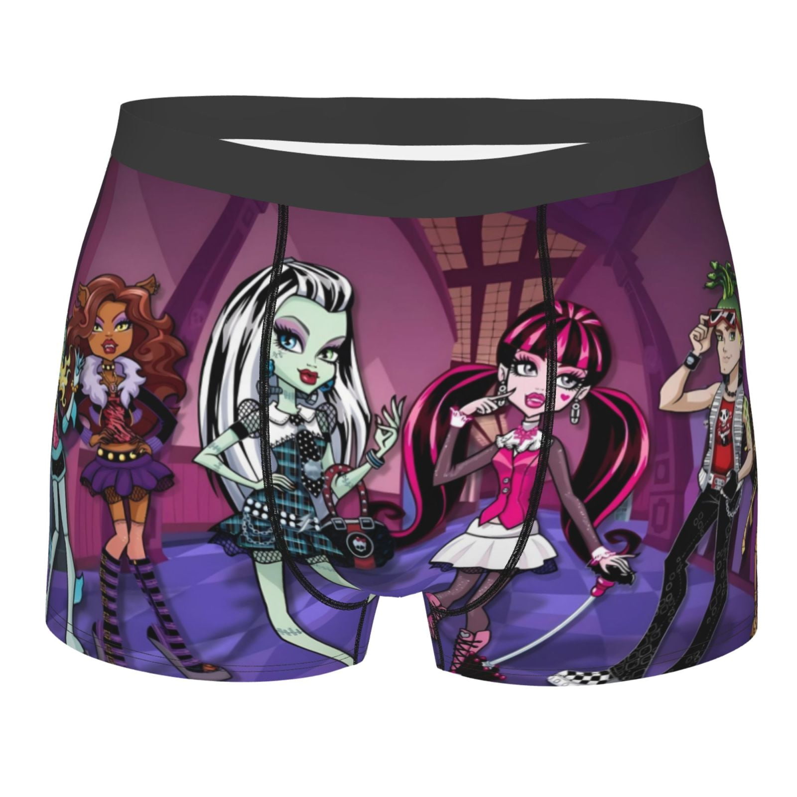 Gokiu Monster High Mens Underwear Moisture Wicking Boxer Briefs ...