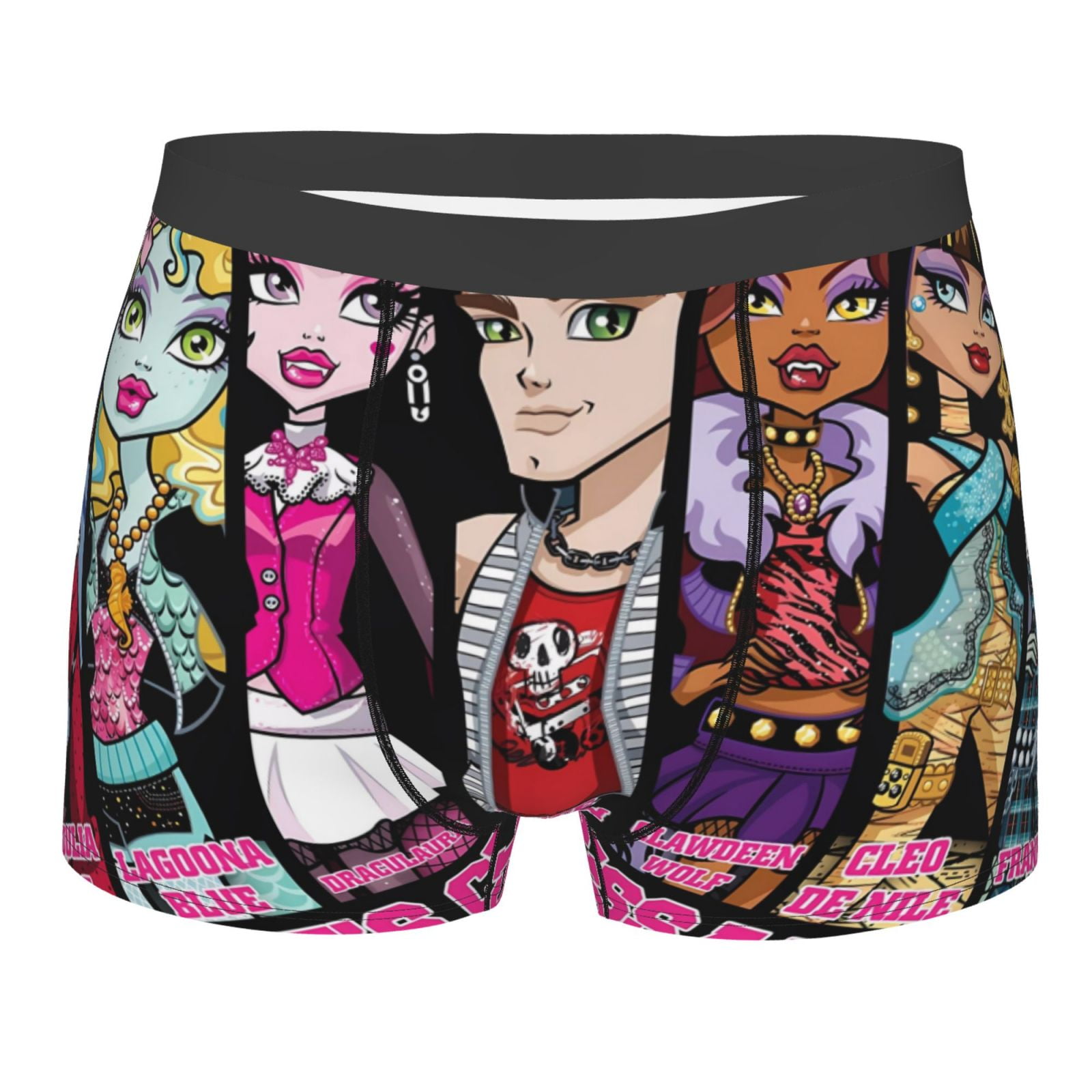 Gokiu Monster High Mens Underwear Moisture Wicking Boxer Briefs ...