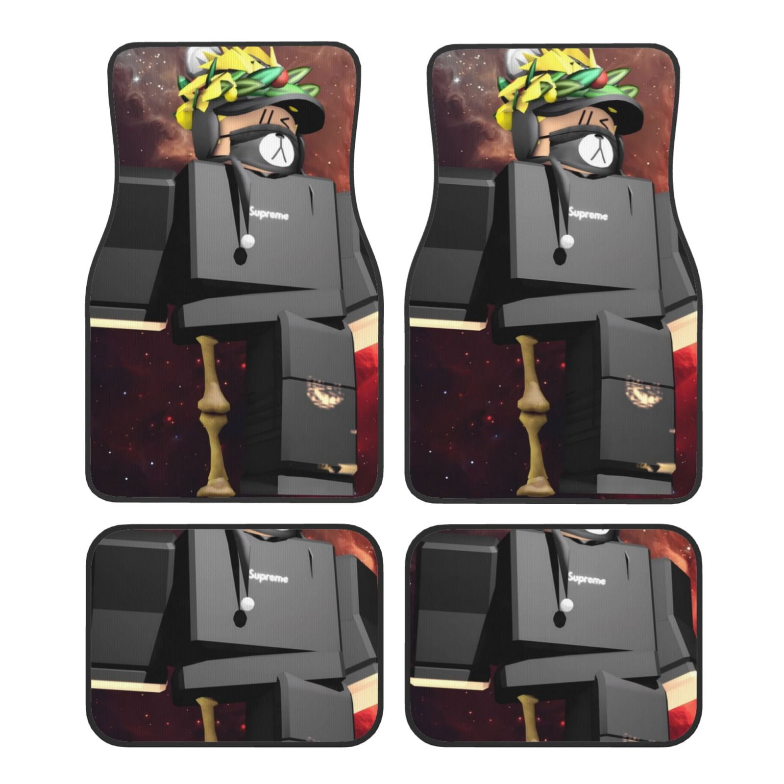 Gokiu Roblox Car Floor Mats Set of 4 Universal Fit Automotive All ...