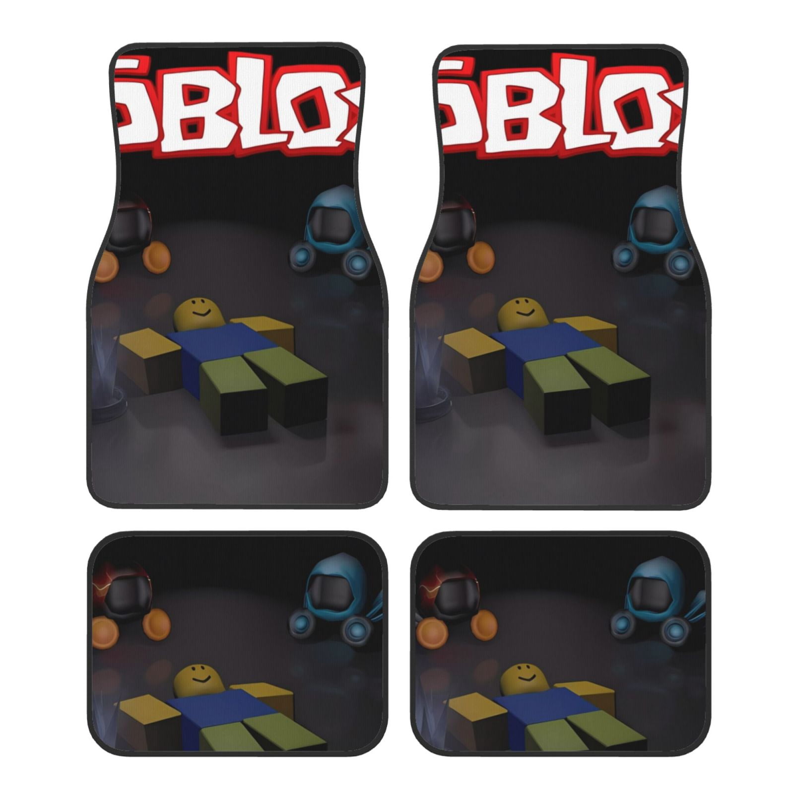 Gokiu Roblox Car Floor Mats Set of 4 Universal Fit Automotive All ...