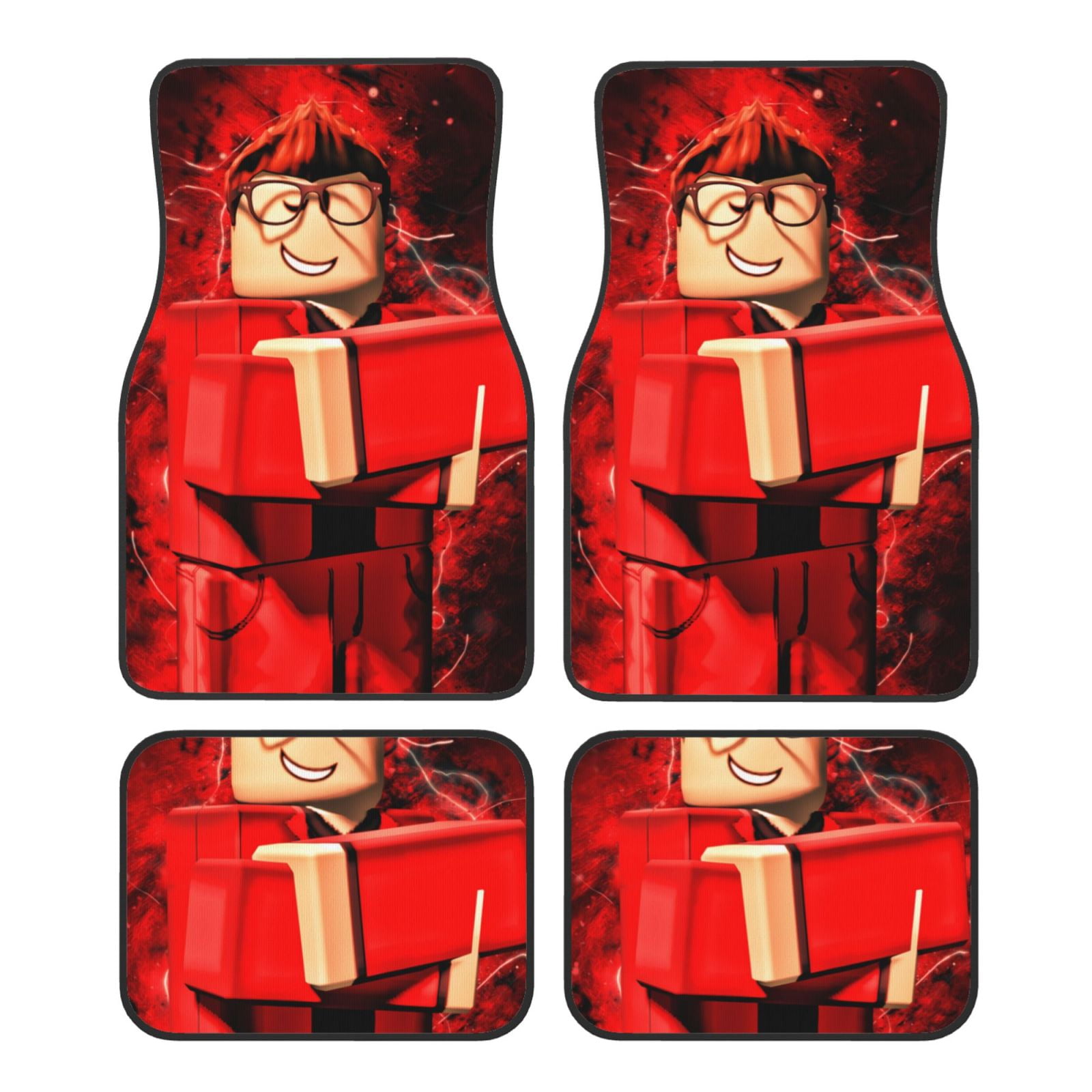 Gokiu Roblox Car Floor Mats Set of 4 Universal Fit Automotive All ...